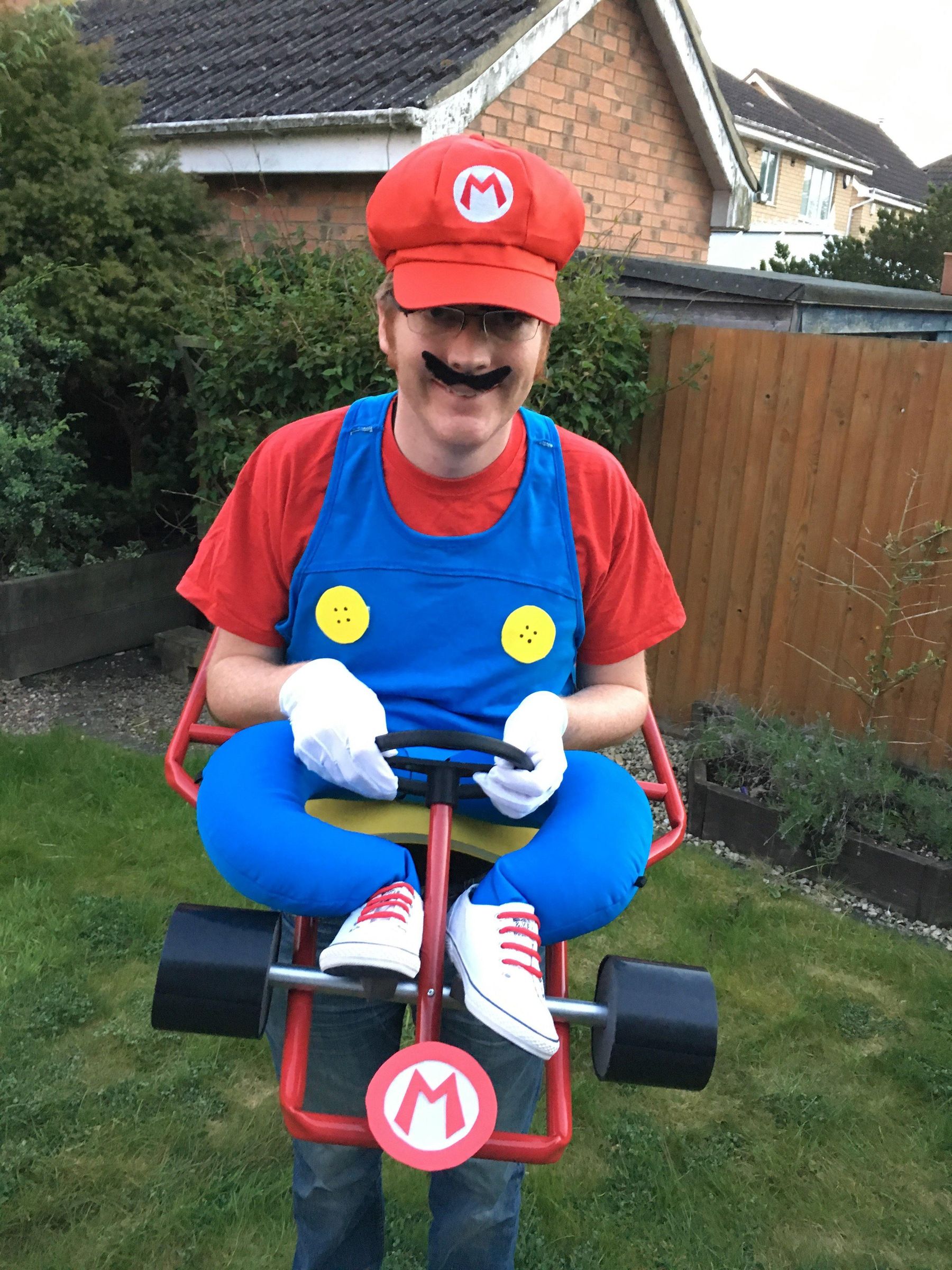 Mario Kart Costumes On Bikes