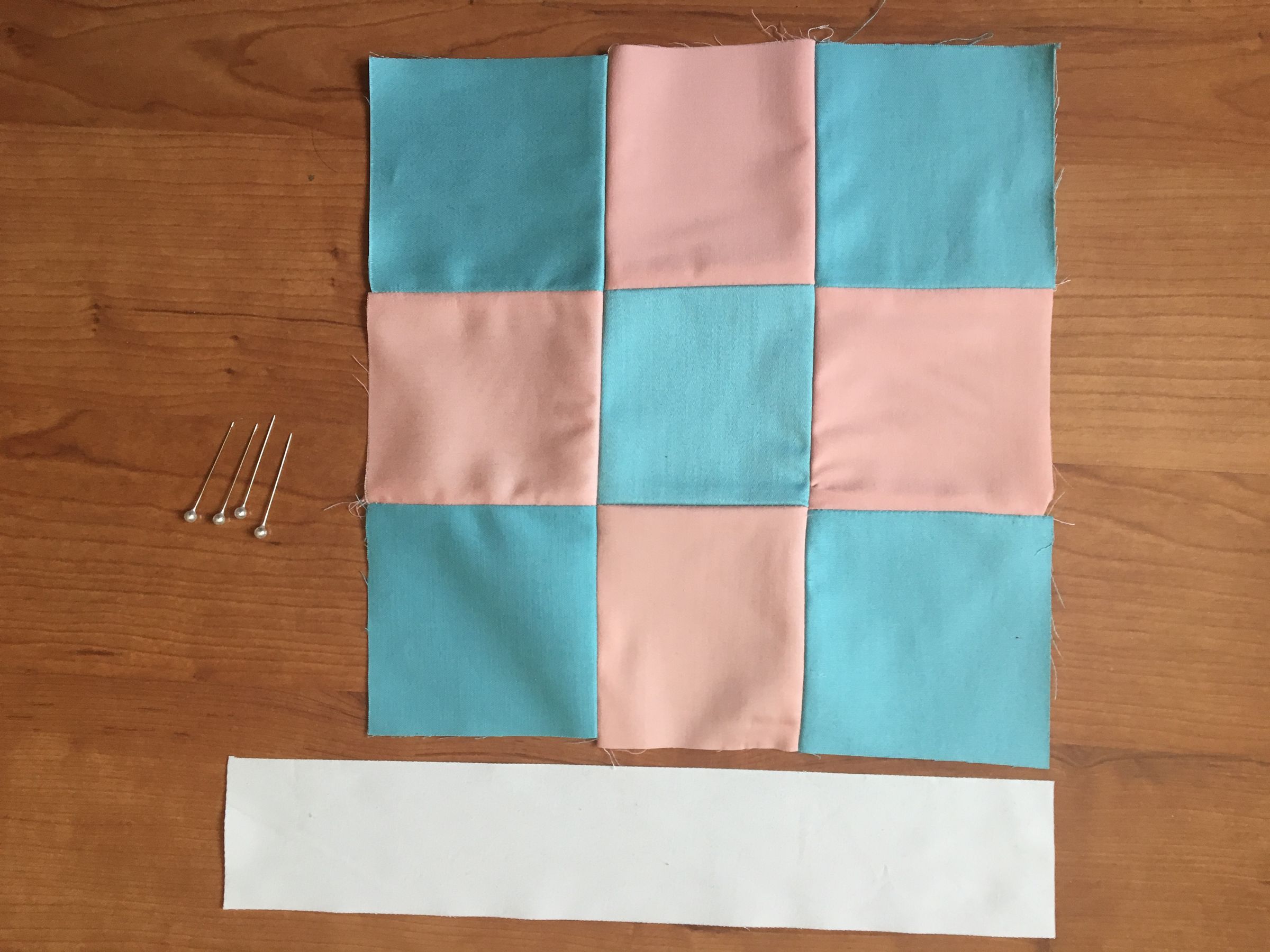 Simple 9-Square Patchwork Cushion Cover : 53 Steps (with Pictures ...