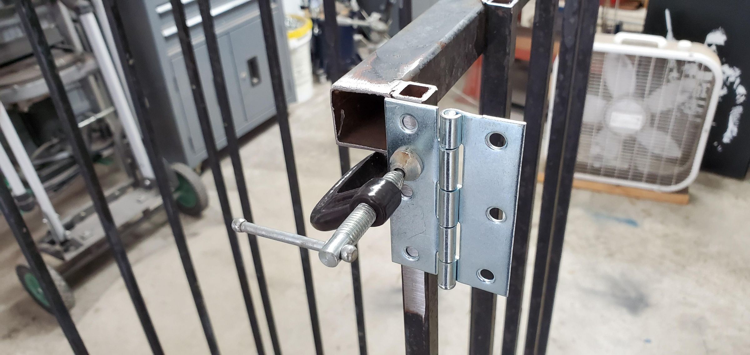 Skeleton in a Hanging Cage From Scrap Metal - Yard Decoration : 11 ...