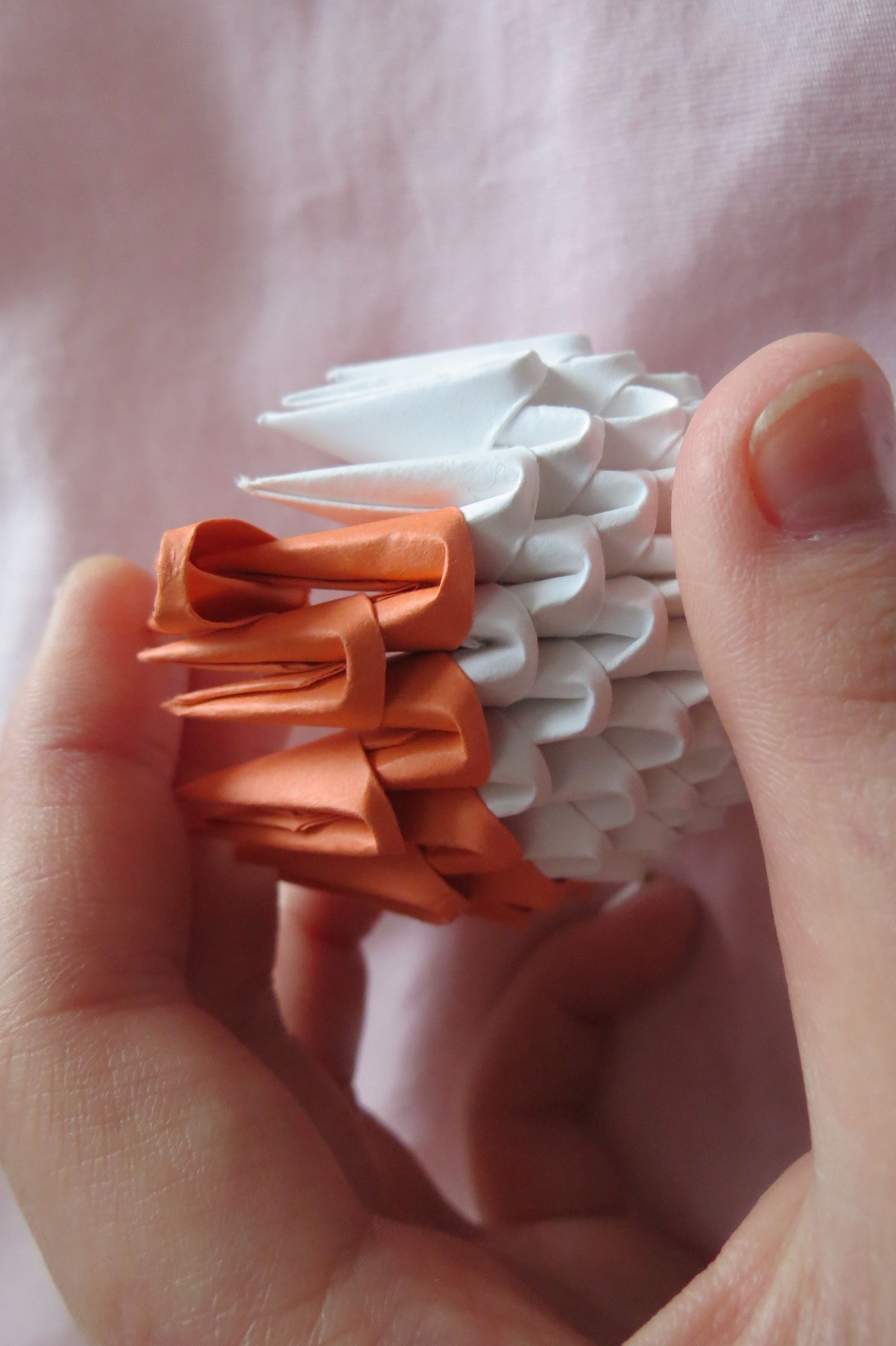 Modular Origami | Mini Winged Swan | 181 Pieces : 8 Steps (with ...