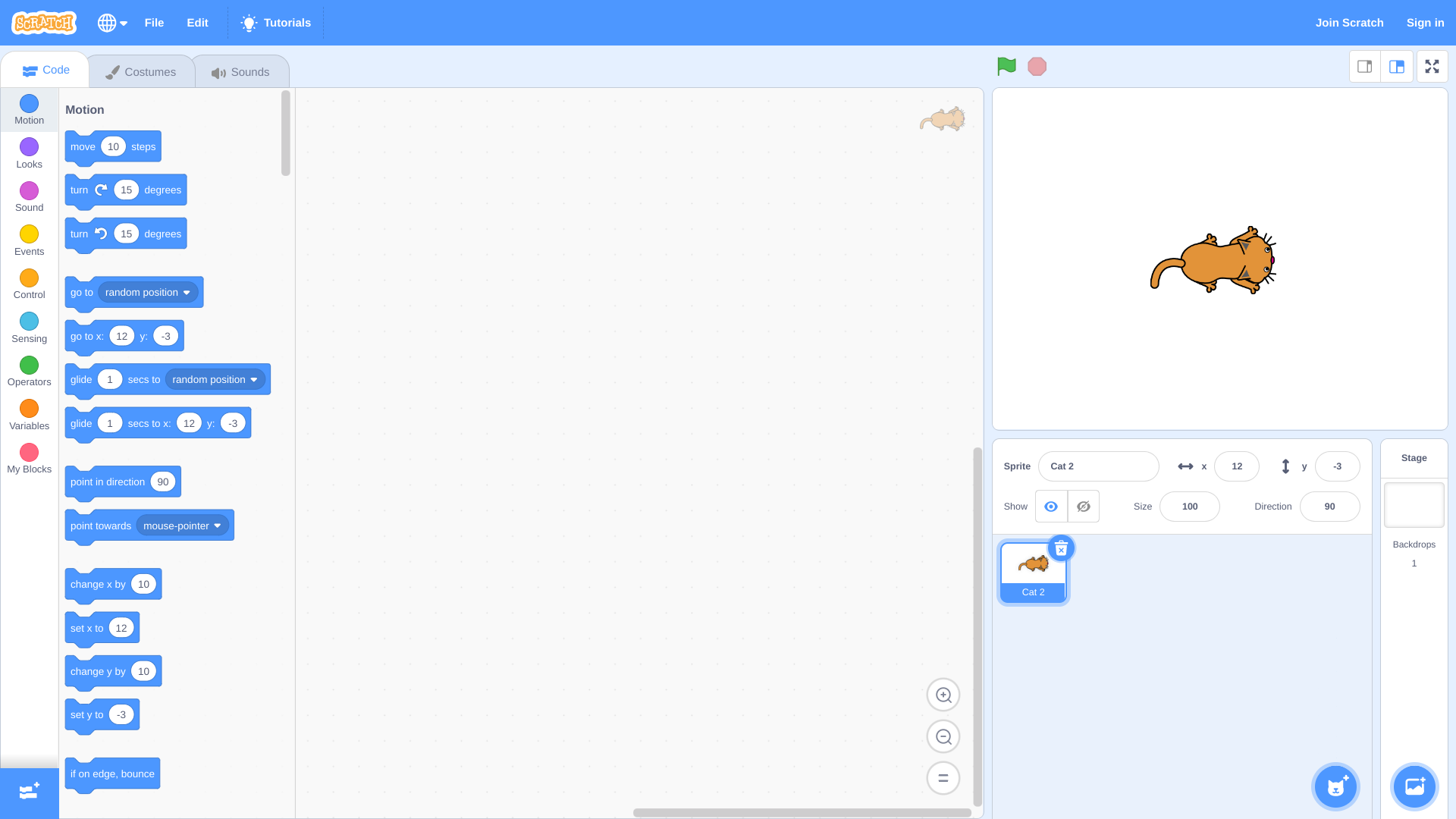 How to Program a Simple Cat & Mouse Game With Scratch! (videos Included ...
