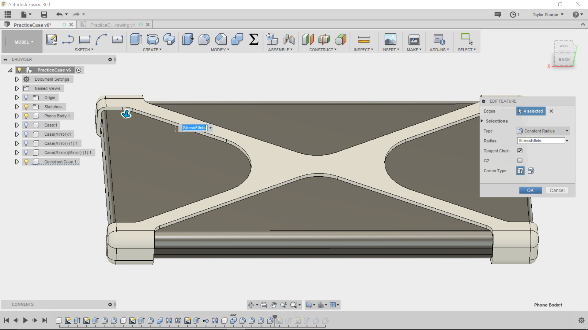 Minimalist Phone Case - Fusion 360 & 3D Printing : 15 Steps (with ...