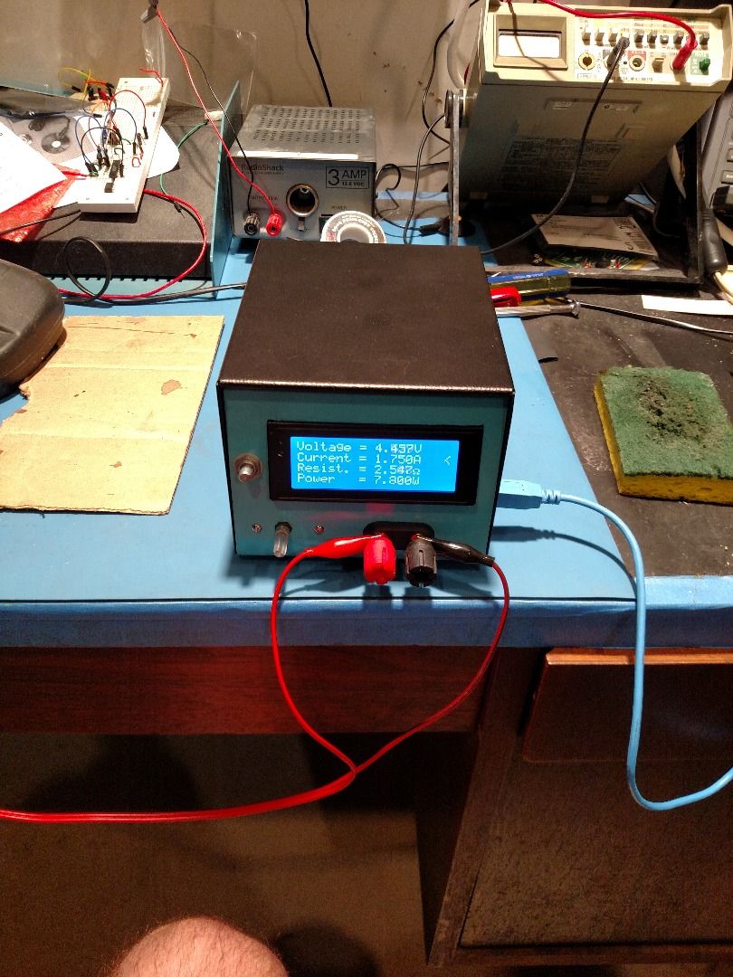 Arduino Programmable Constant Current Power Resistance Dummy Load : 16 ...