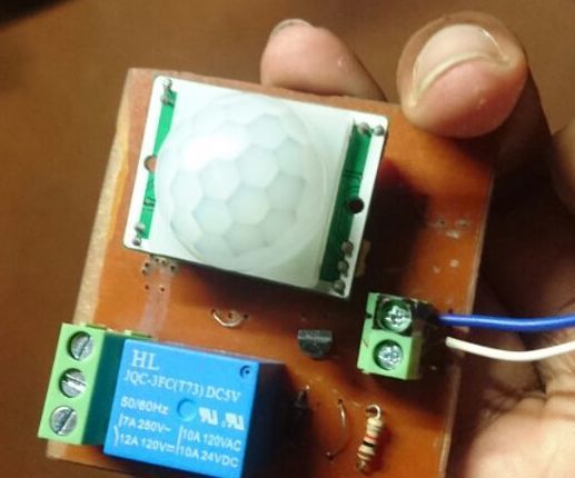 PIR Light Switch(or Any AC Device) Without Microcontroller : 4 Steps ...