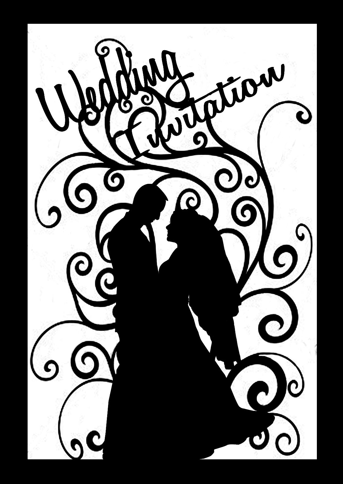 Cut Out Wedding Invitation (ready to Cut Template) : 5 Steps (with ...