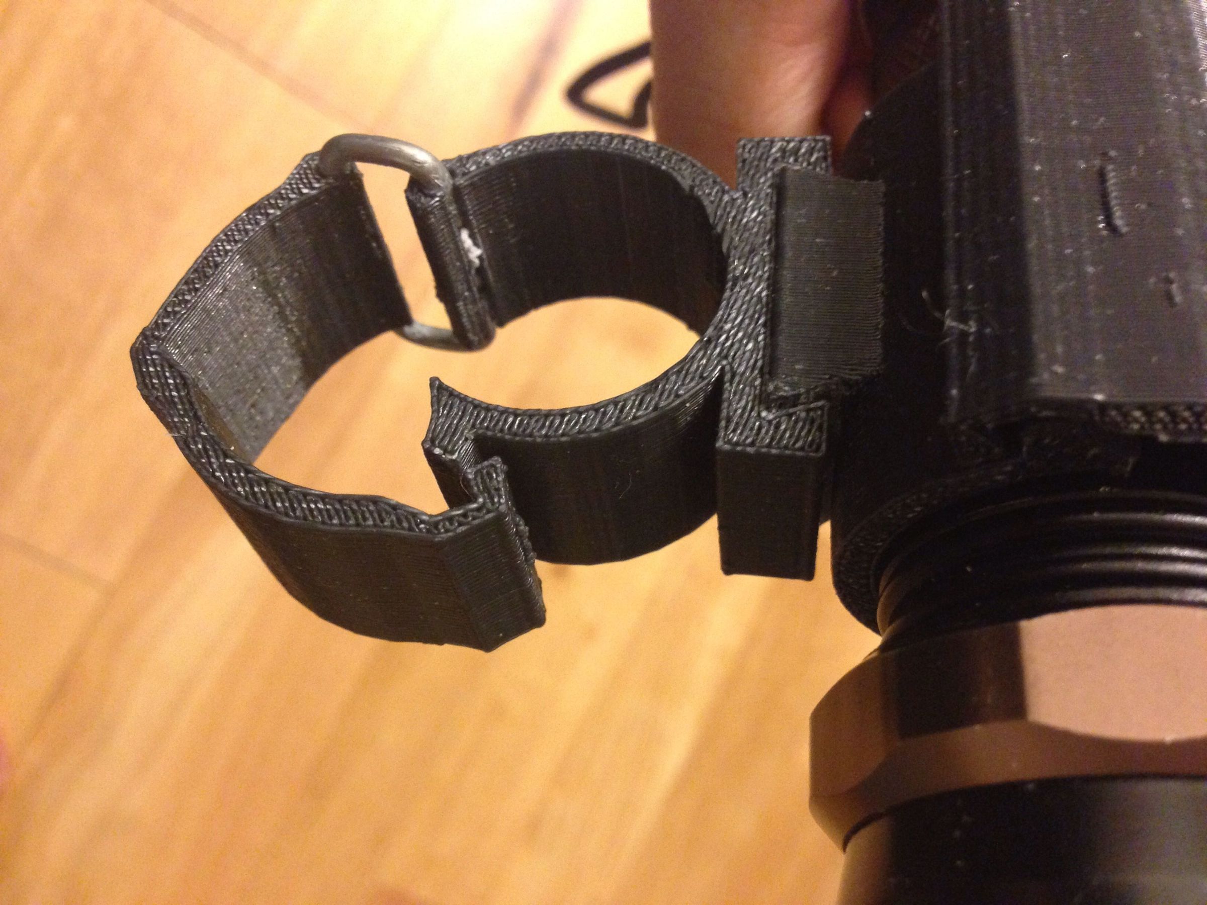 Simple Spring Clamps for Torch Light on Bicycle (3D Printing ...