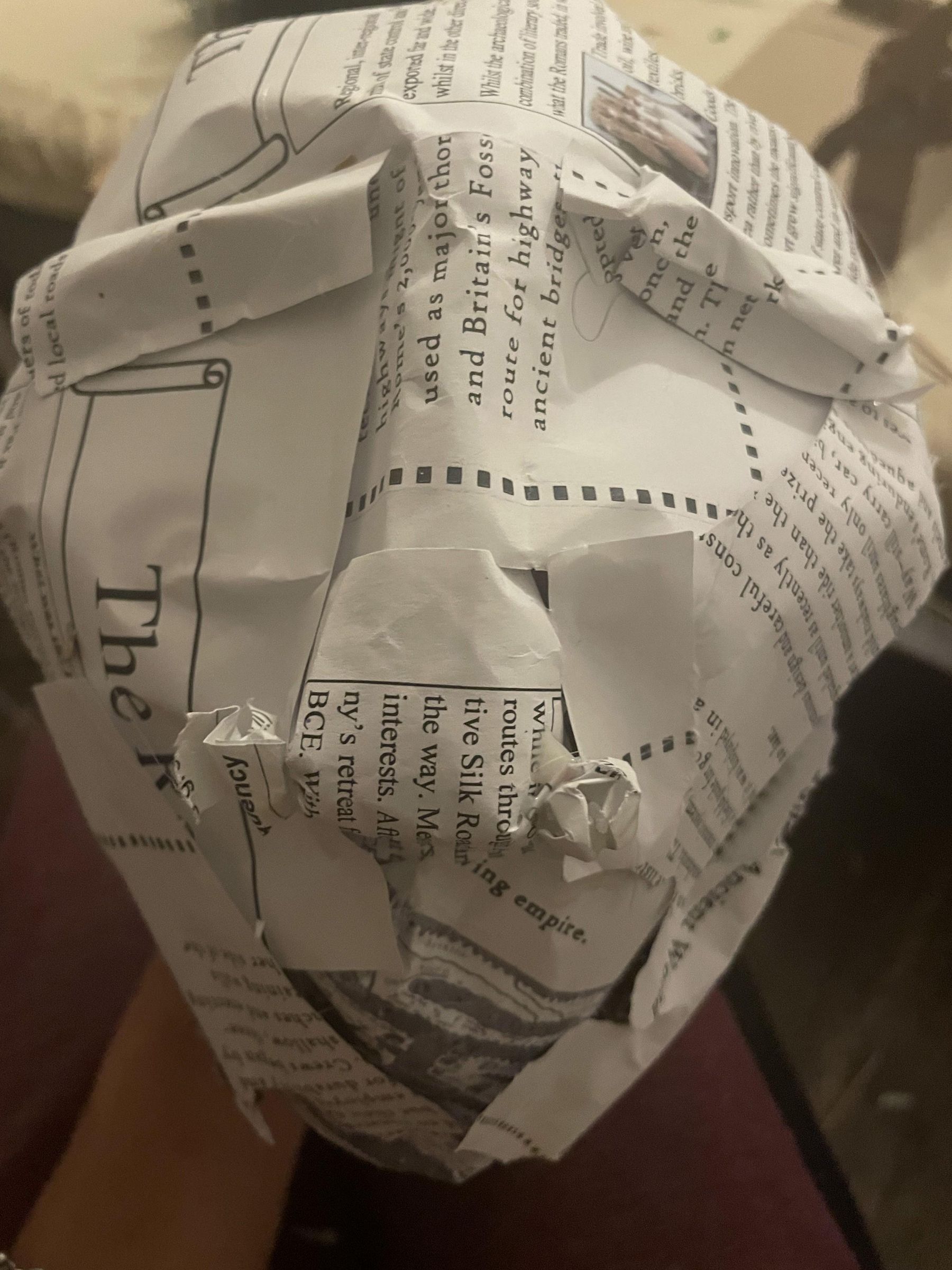 Words of Wisdom (Cardboard and Paper Head With Words on Top) : 7 Steps ...