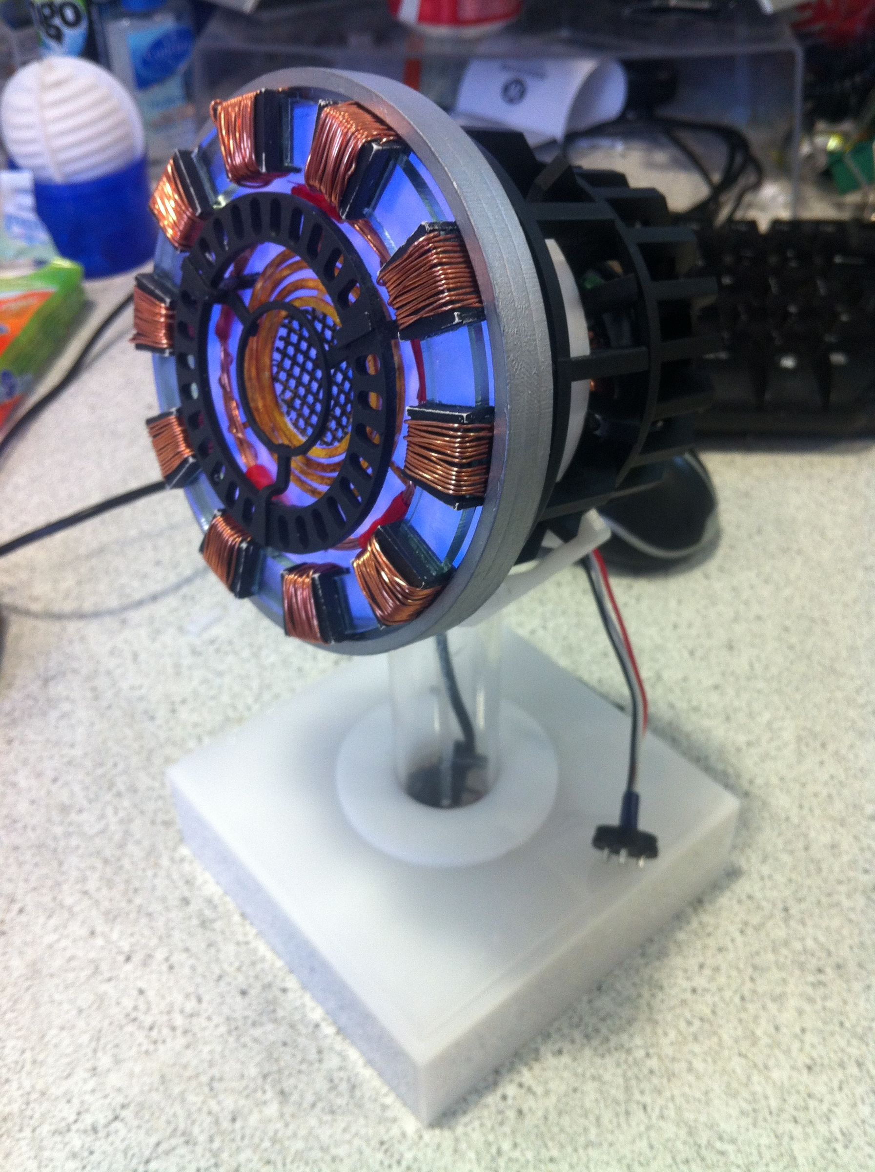 How to Build Iron Mans Arc Reactor. : 11 Steps (with Pictures ...