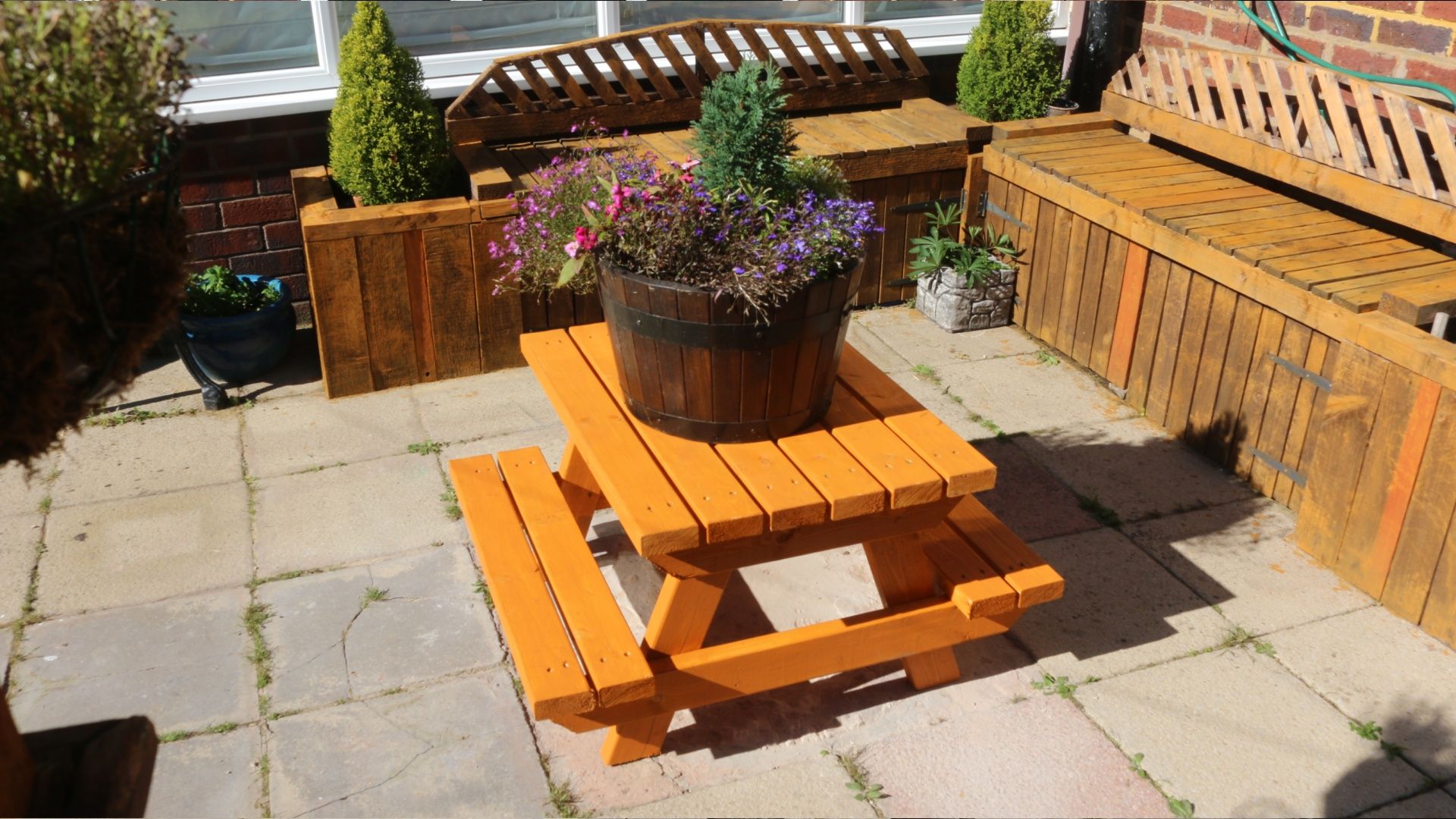 How to Make a Mini Garden Picnic Table : 4 Steps (with Pictures ...