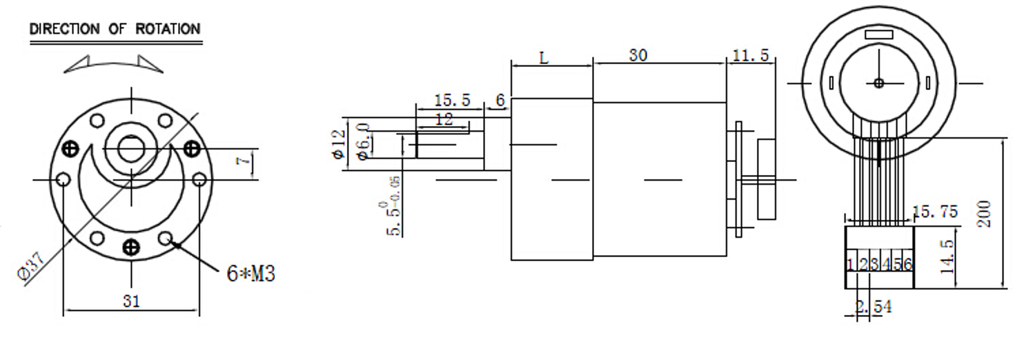 Tutorial for DC Gear Motor With Encoder : 3 Steps (with Pictures ...