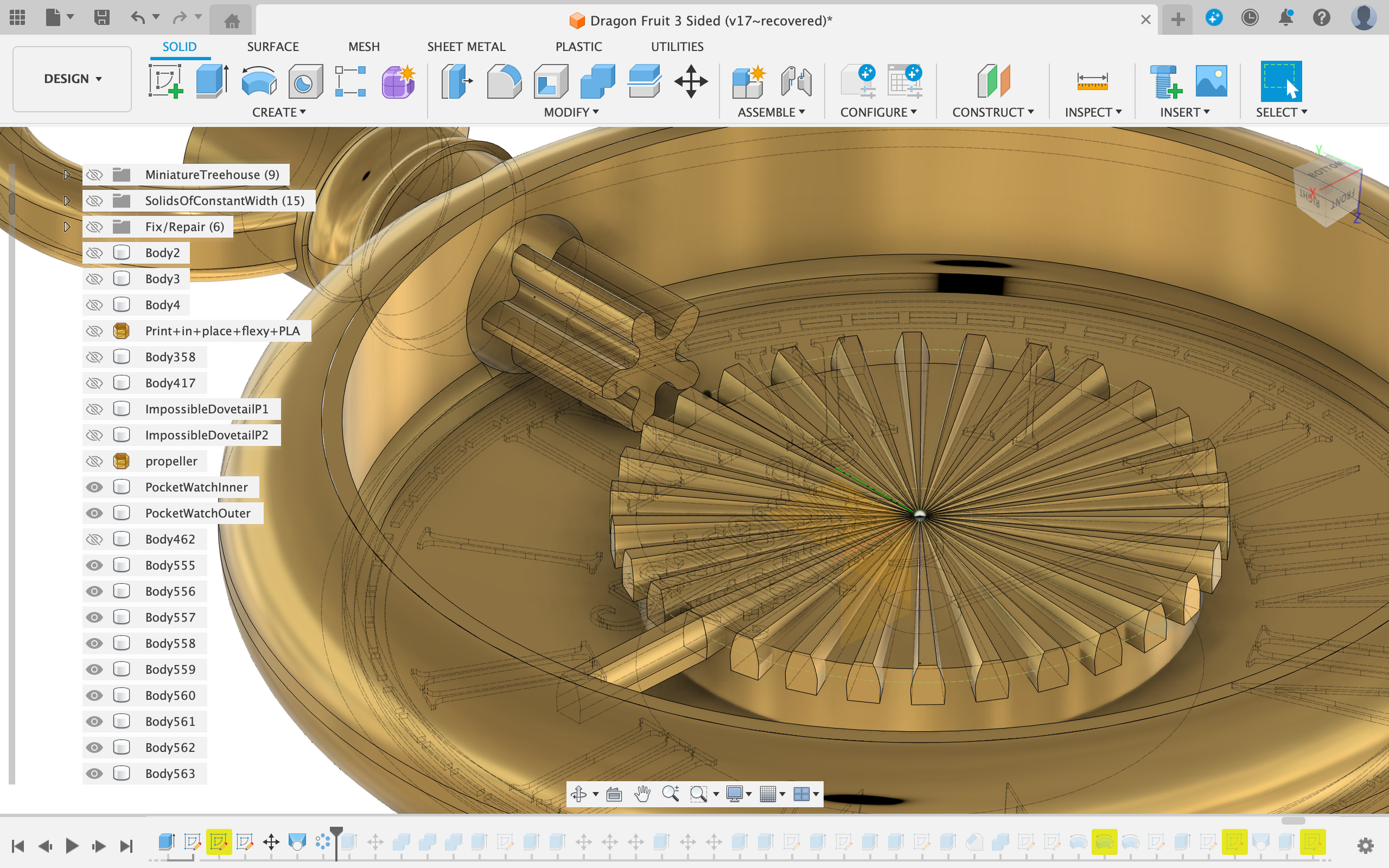 3D Printed Pocket Watch From "The Pocket Watch Gang" : 16 Steps (with ...
