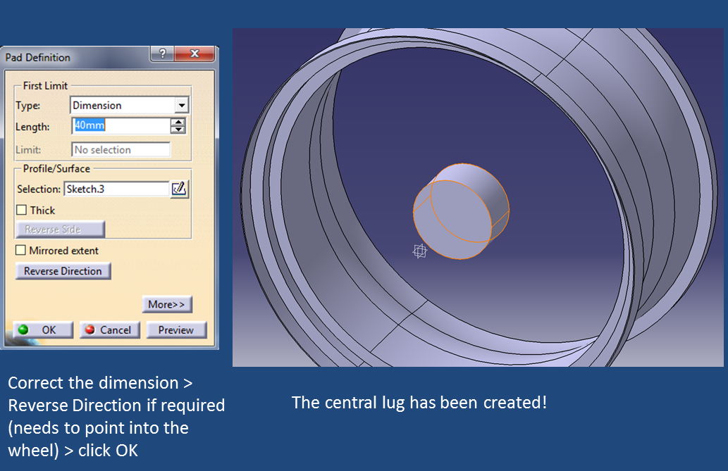 Instructions for Designing a Wheel in CATIA V5 : 45 Steps - Instructables