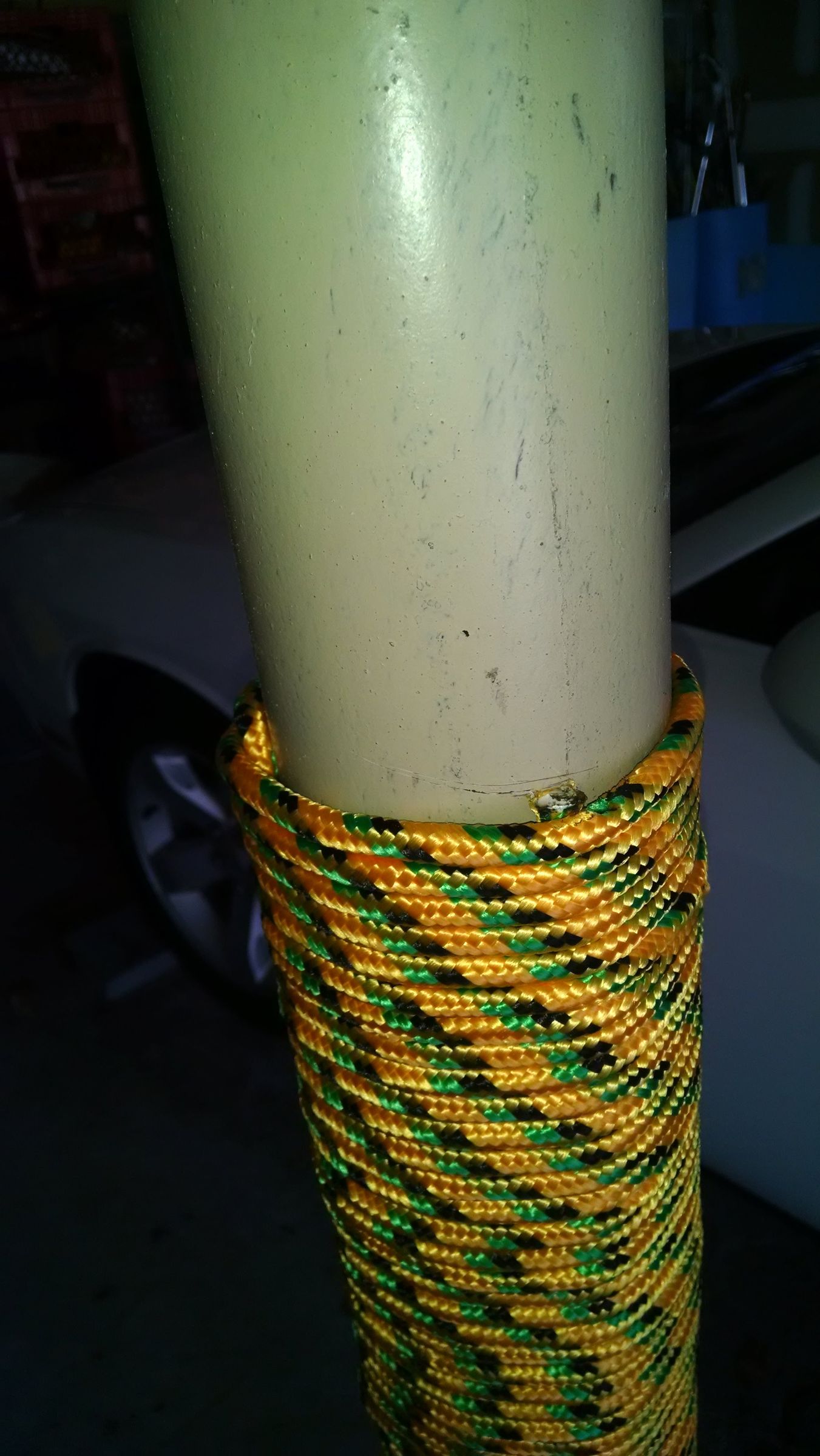 Car Door Protector From Garage Support Pole : 6 Steps - Instructables