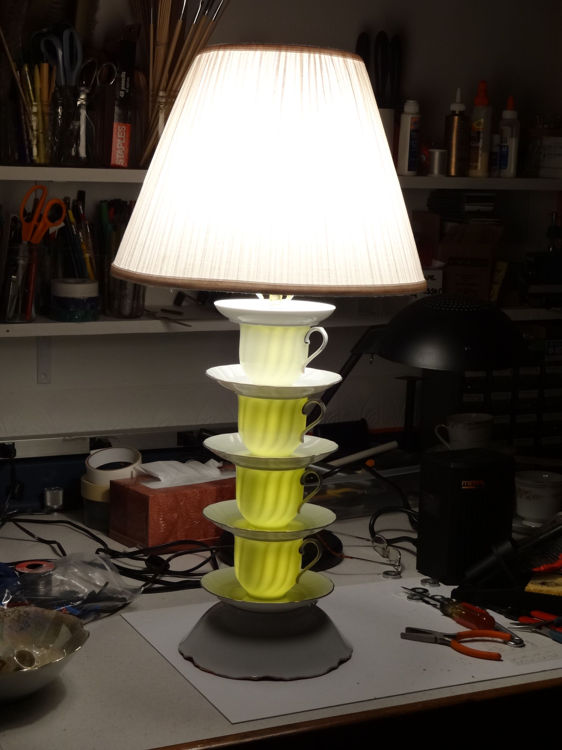 Tea Cup Lamp, Coffee Cup Lamp : 13 Steps (with Pictures) - Instructables