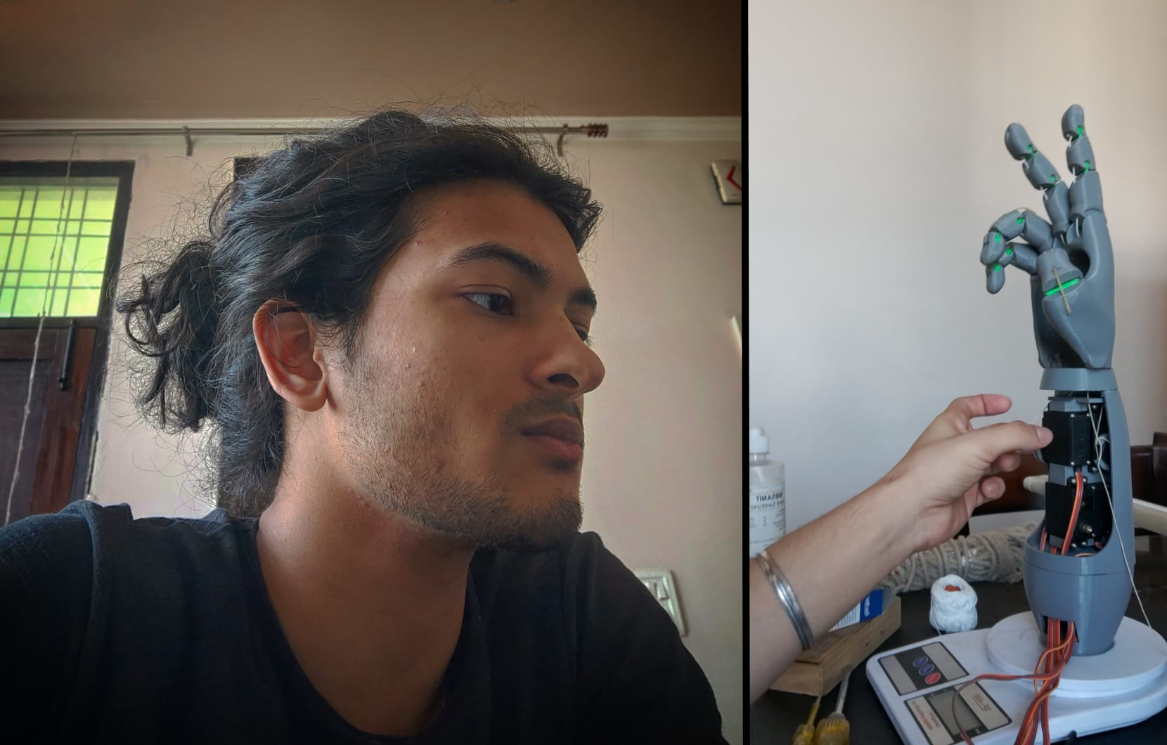 Cyborg Hand : Robotic-cum-Prosthetic Servo Powered Hand : 6 Steps (with ...