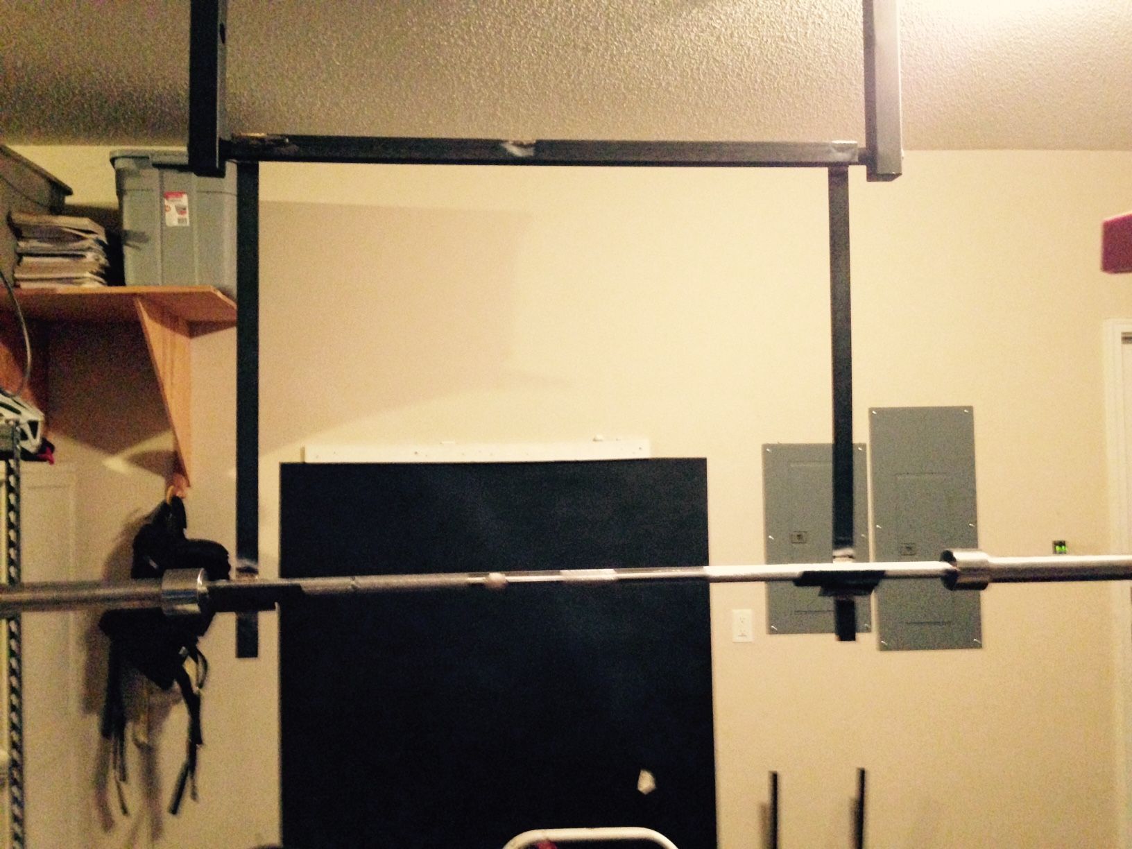 Diy Garage Pull Up Bar