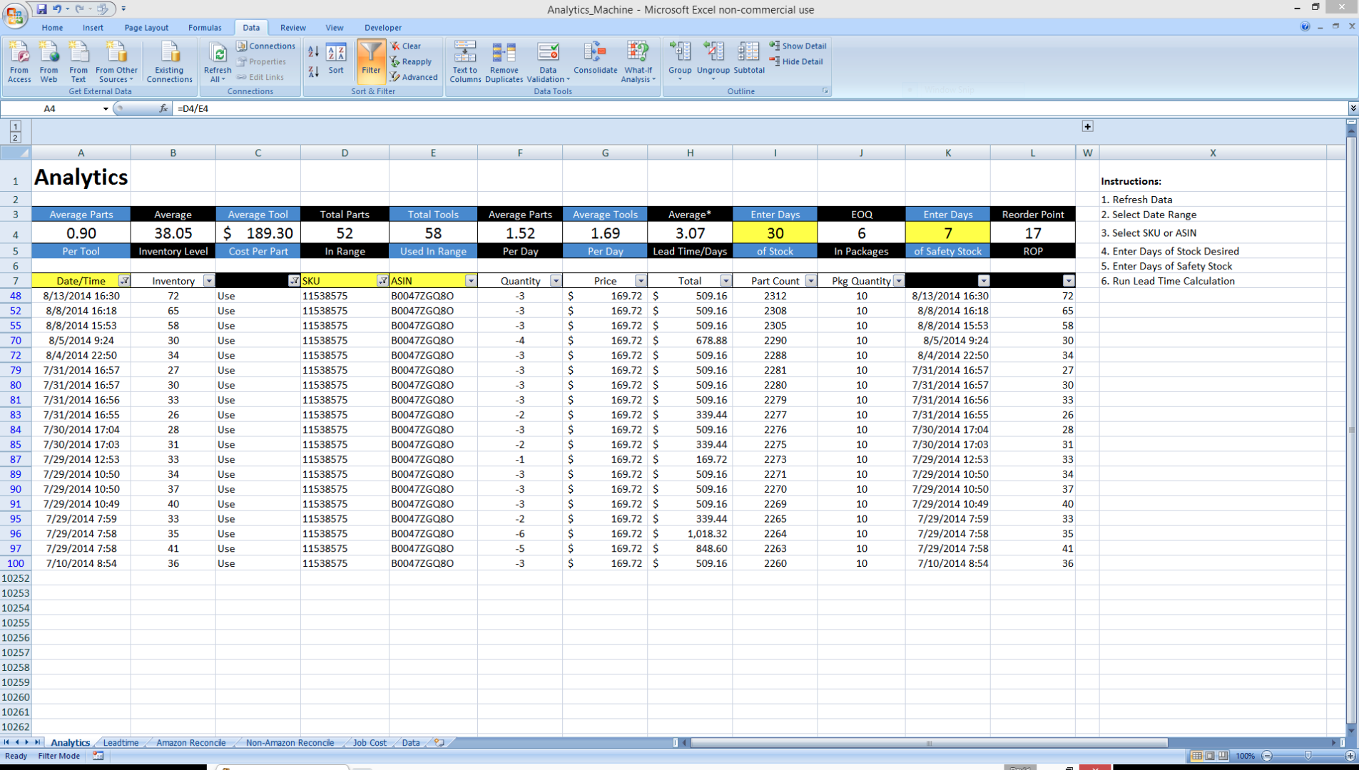 Using BlueSwarf Analytics : 25 Steps - Instructables