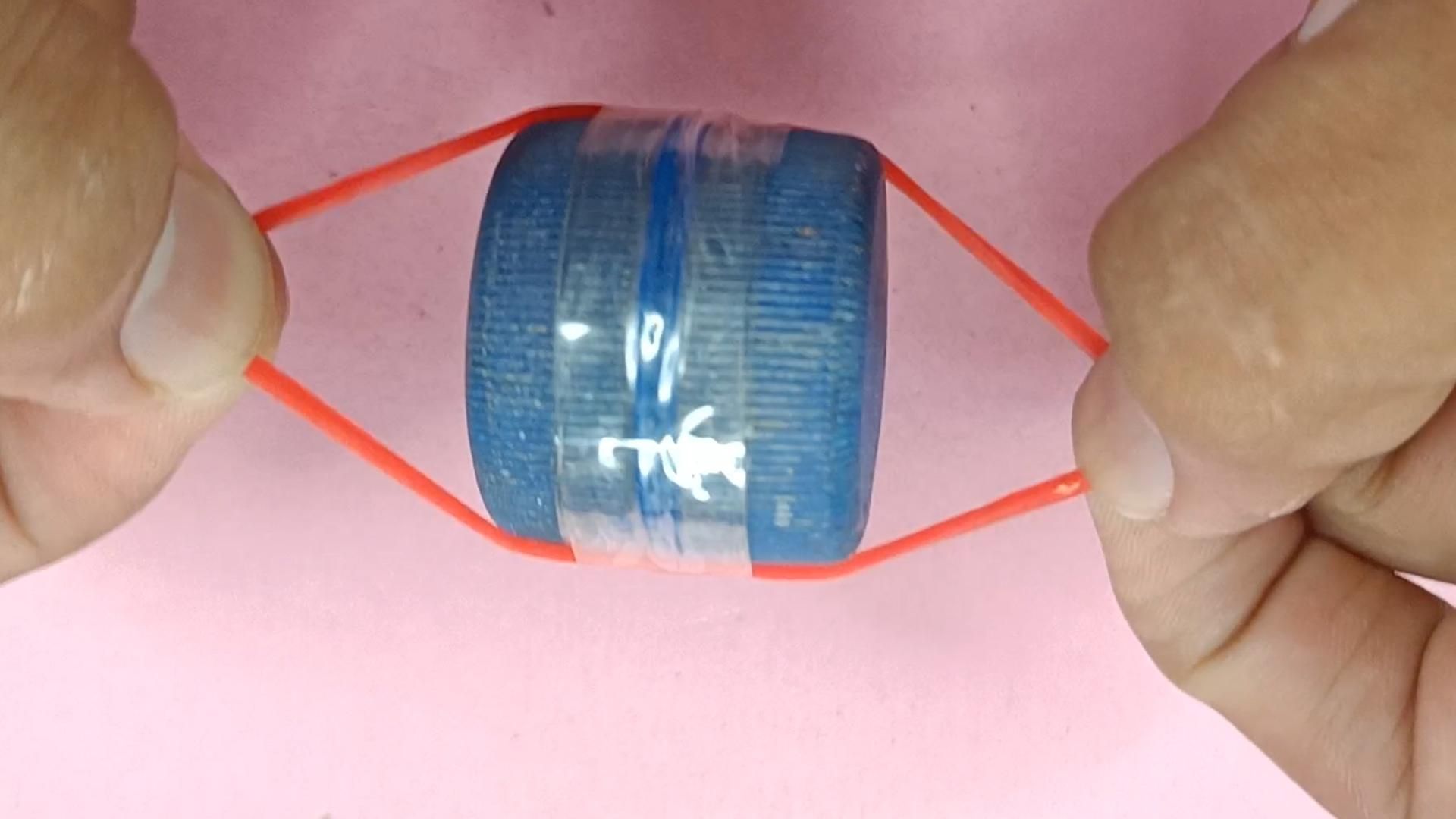 DIY Rubber Band Powered Moving Toy : 6 Steps (with Pictures ...