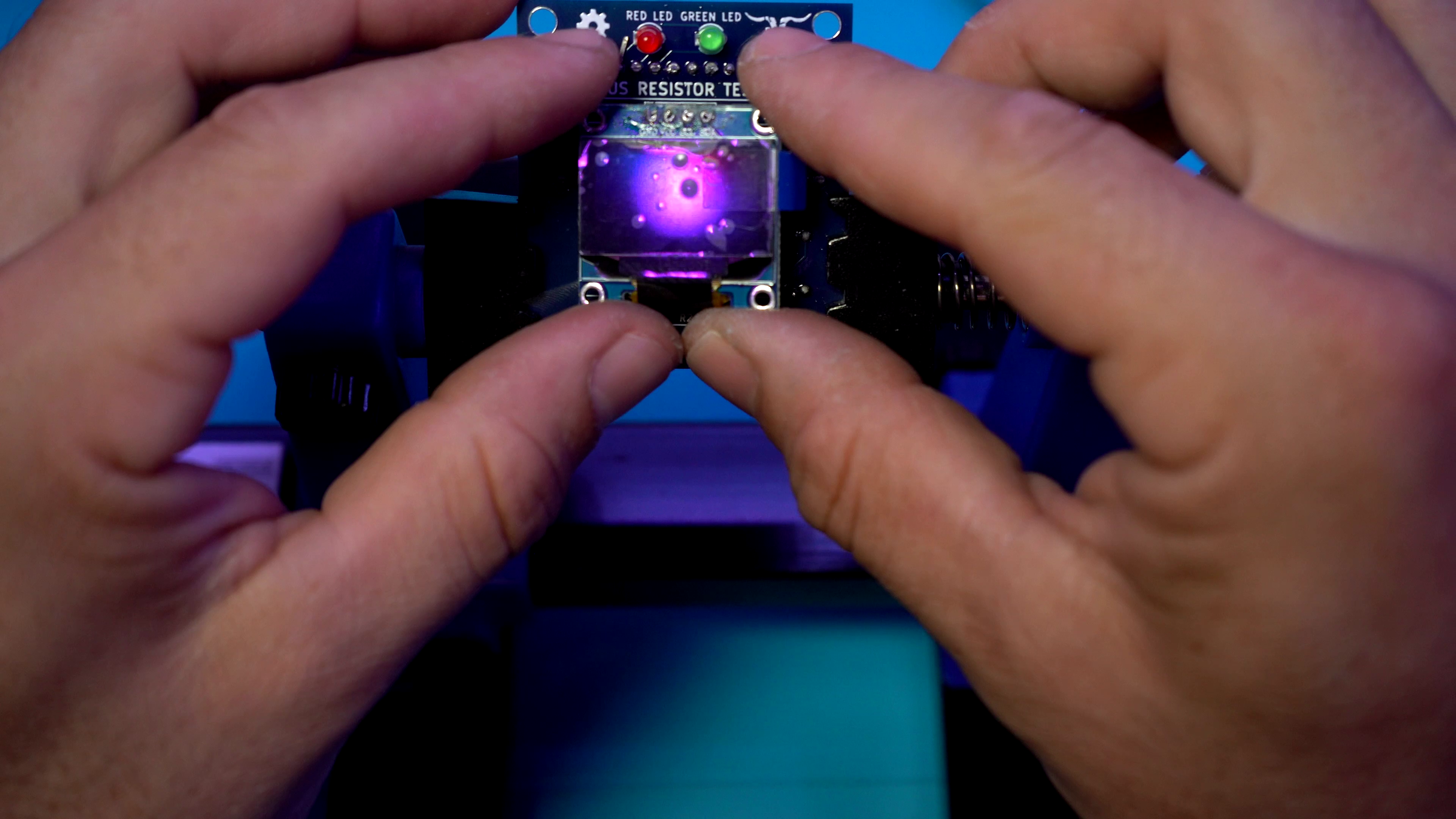 DIY Arduno "Ohmeter" + 0.96" OLED Display +Indication LEDs + Custom PCB ...