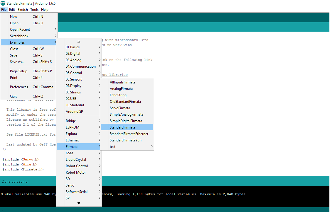 Control Arduino From Your Computer (using FIRMATA) : 4 Steps ...