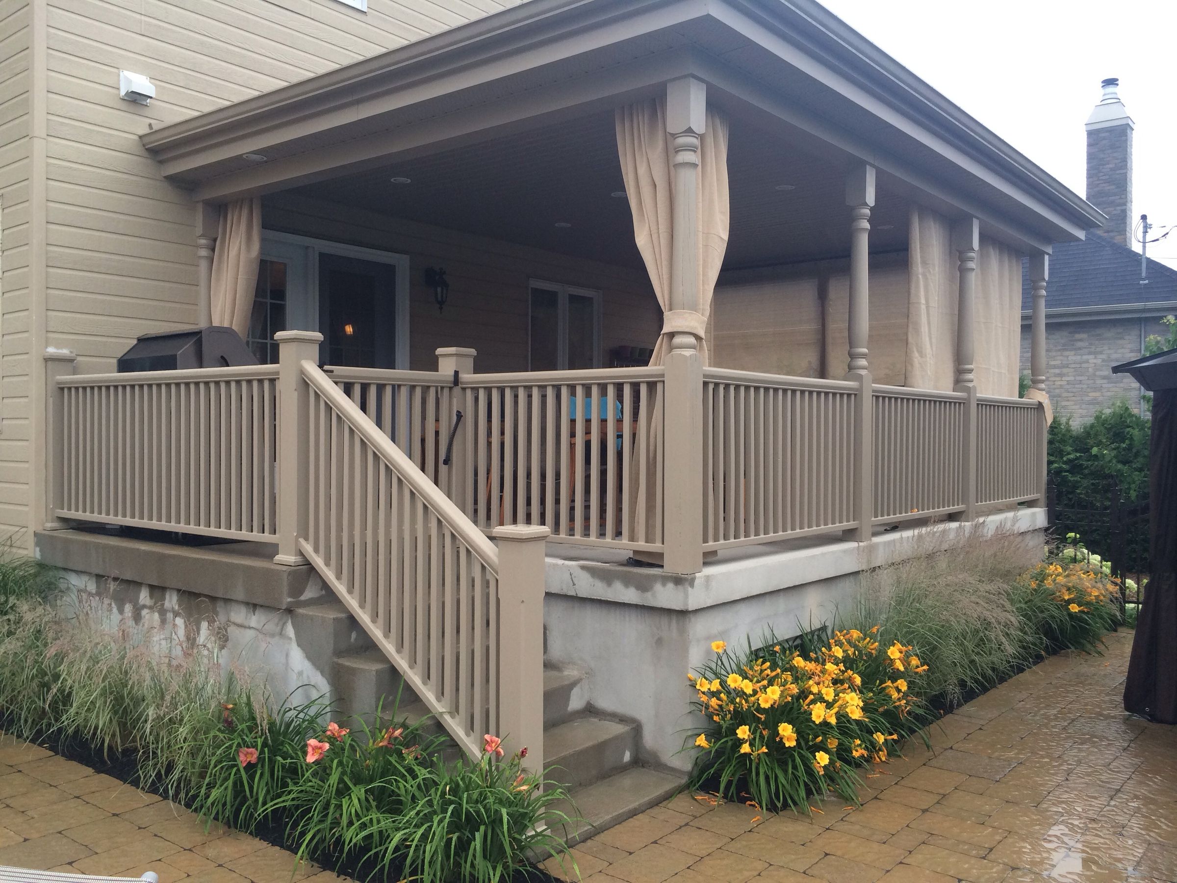 Premium Deck Railing From 2x4 and 2x6 Construction Lumber : 7 Steps ...
