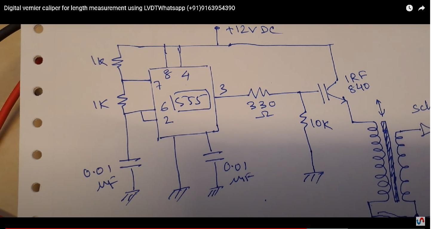 Digital Vernier Caliper for Length Measurement Using LVDT and Arduino ...