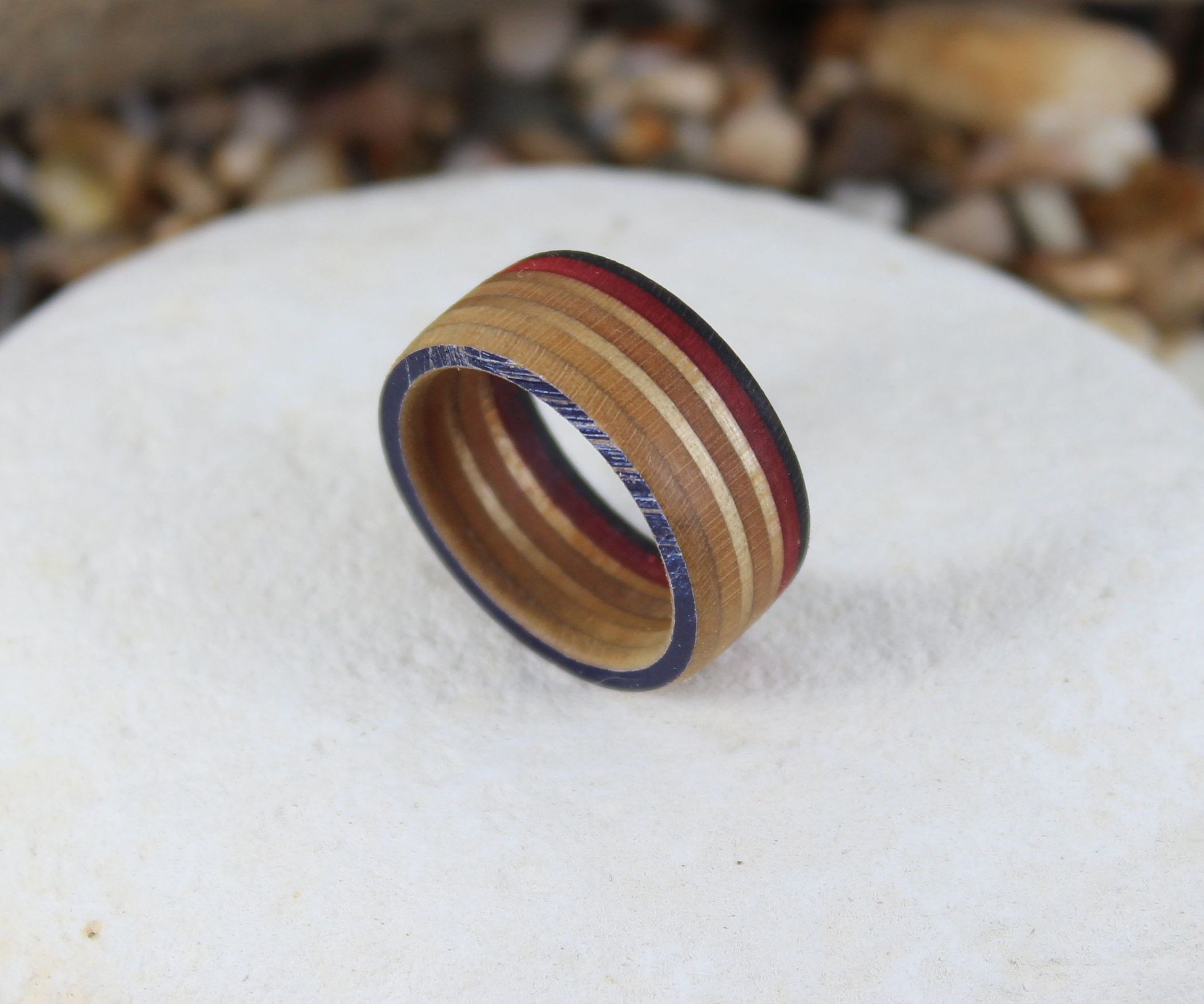 How to Make a Recycled Skateboard Ring : 5 Steps (with Pictures ...