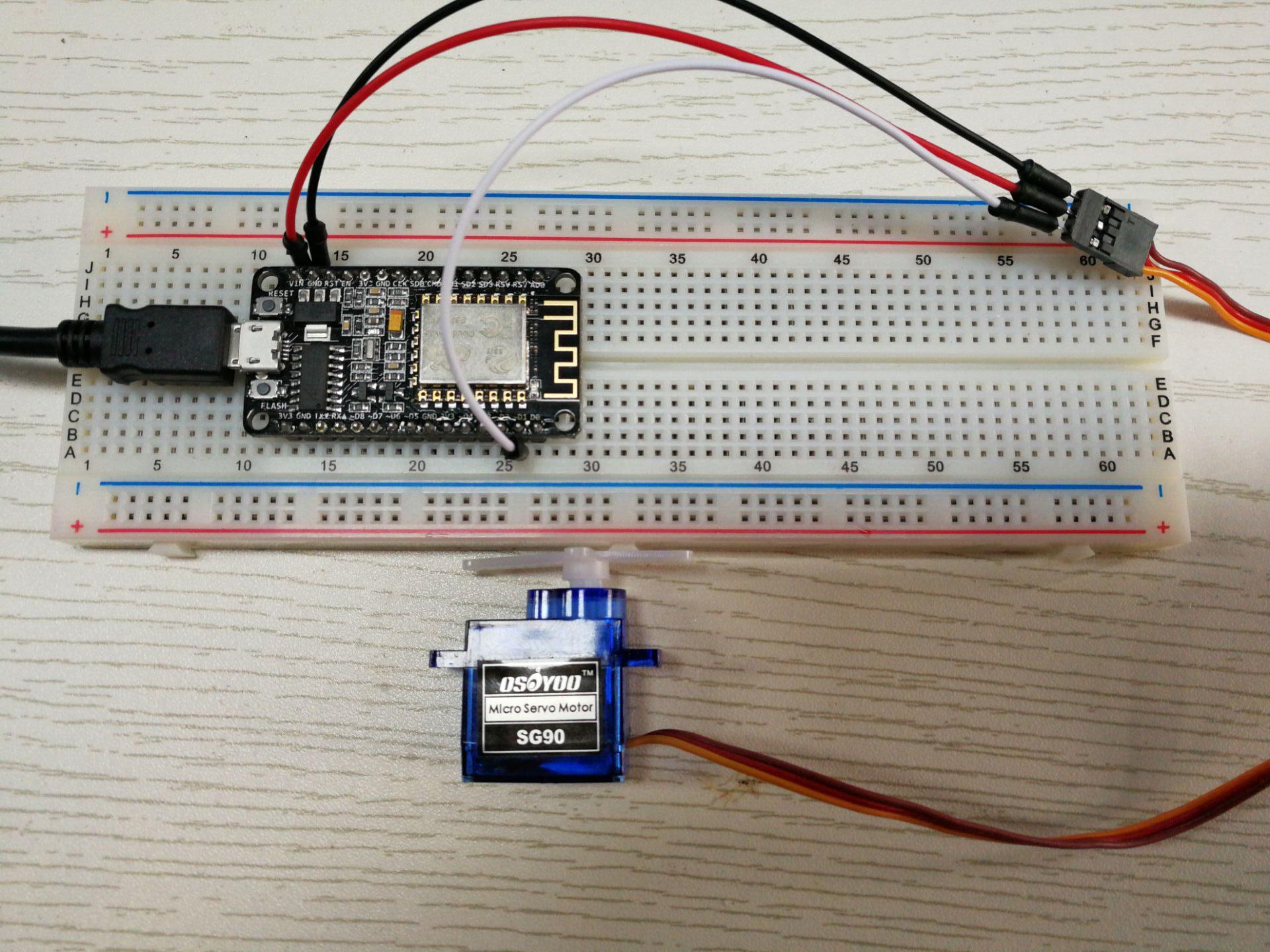 Interfacing Servo Motor With NodeMCU : 6 Steps (with Pictures ...