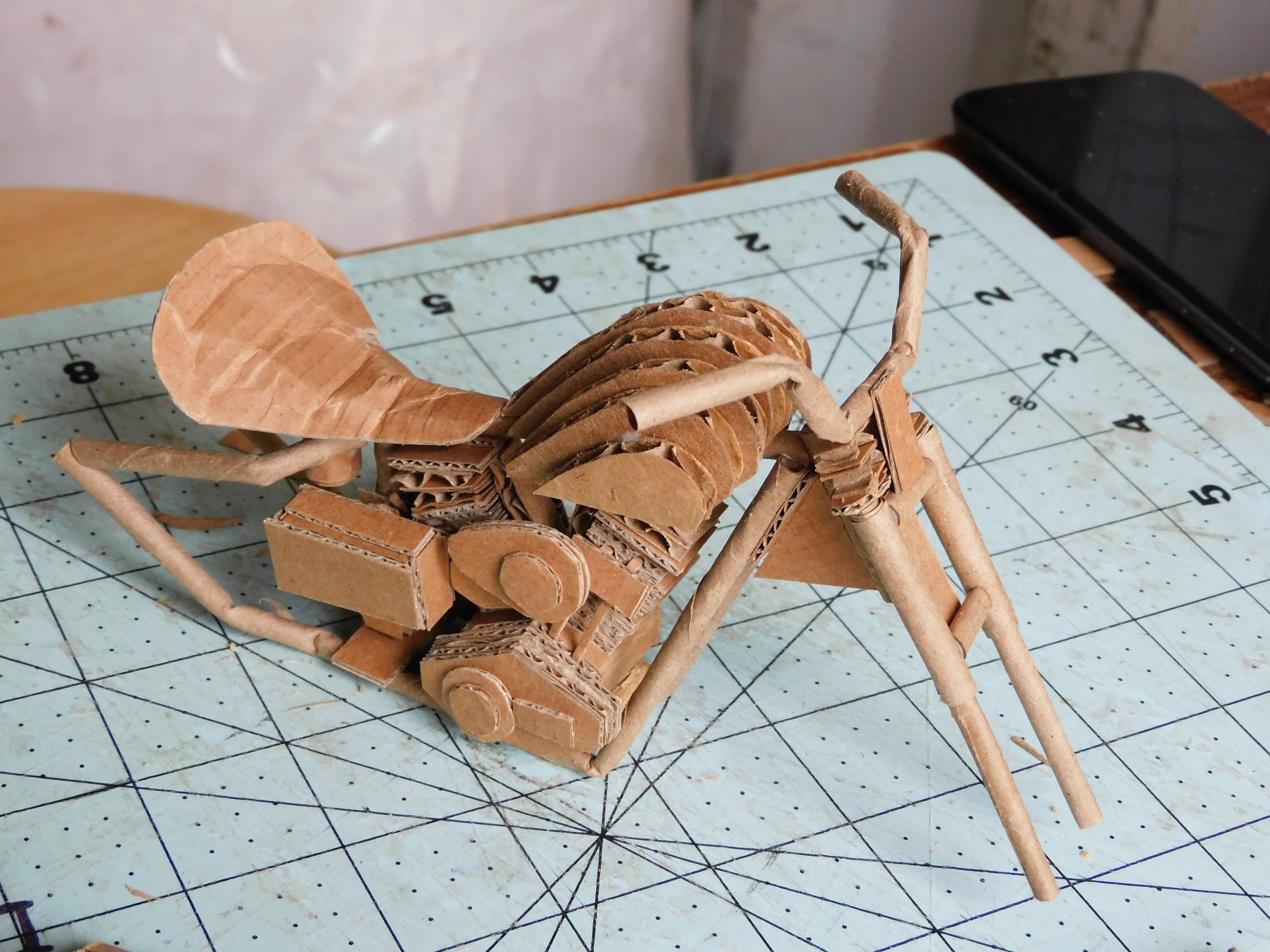 Cardboard Model Harley-Davidson Motorcycle : 12 Steps (with Pictures ...