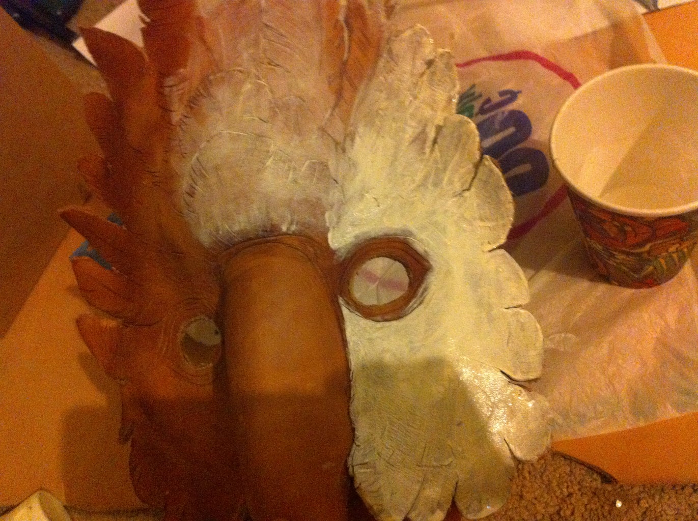 Cockatoo Parrot Leather Mask Tutorial From Concept To Completion 8 Steps With Pictures