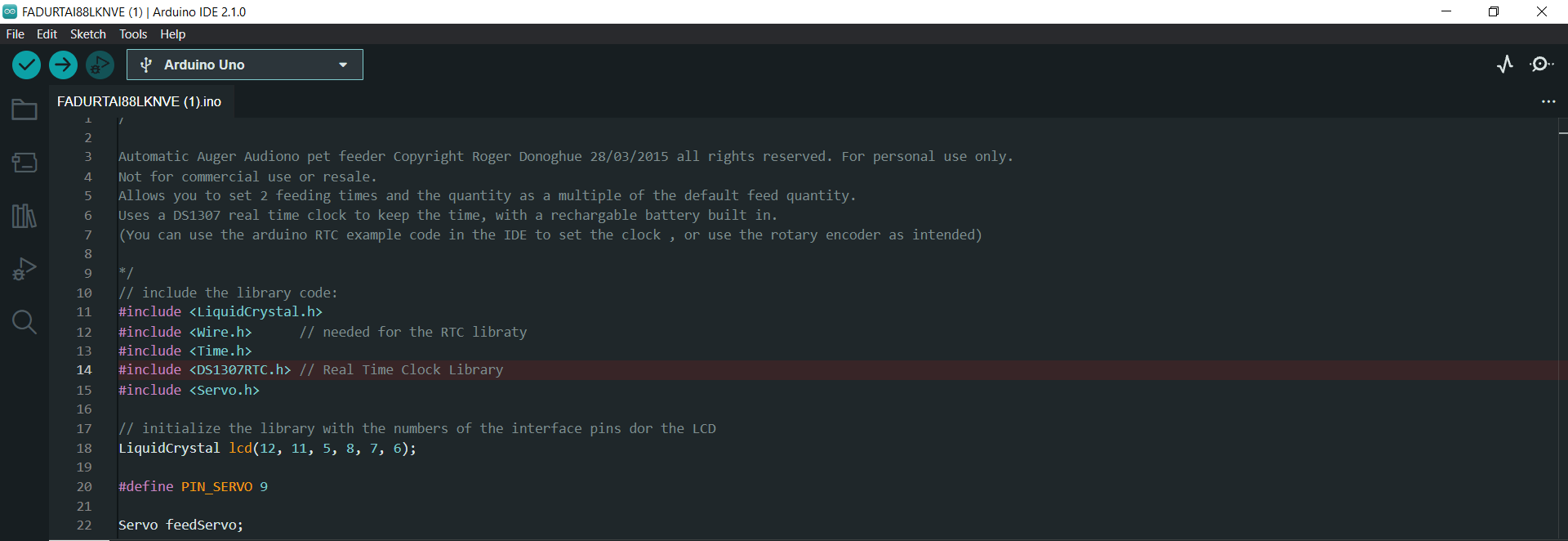 Automatic Arduino Powered Pet Feeder : 6 Steps (with Pictures ...
