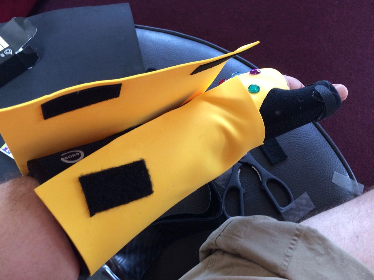 Infinity Gauntlet Cast Cover (Light-up) : 5 Steps (with Pictures ...