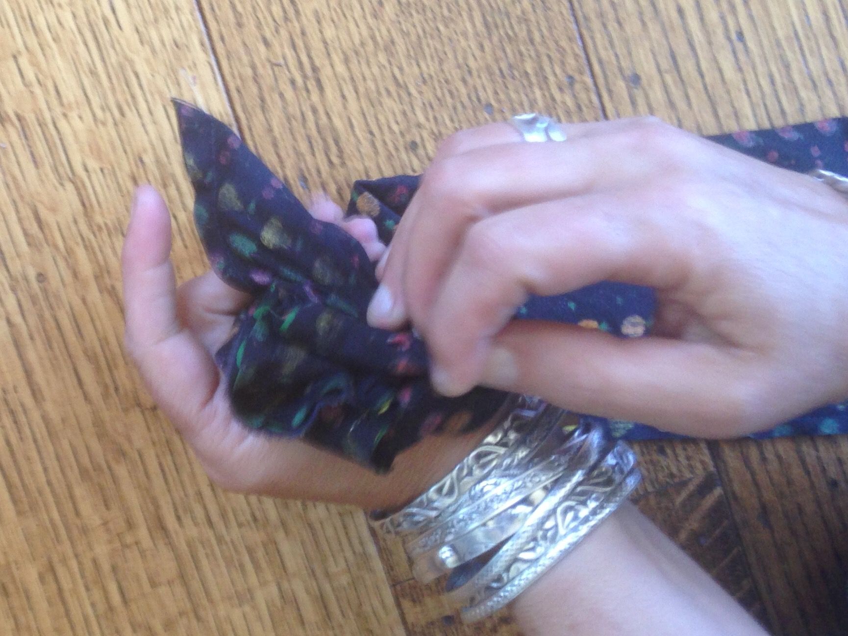 Sew a Vintage Style Head Wrap Scarf : 7 Steps (with Pictures ...