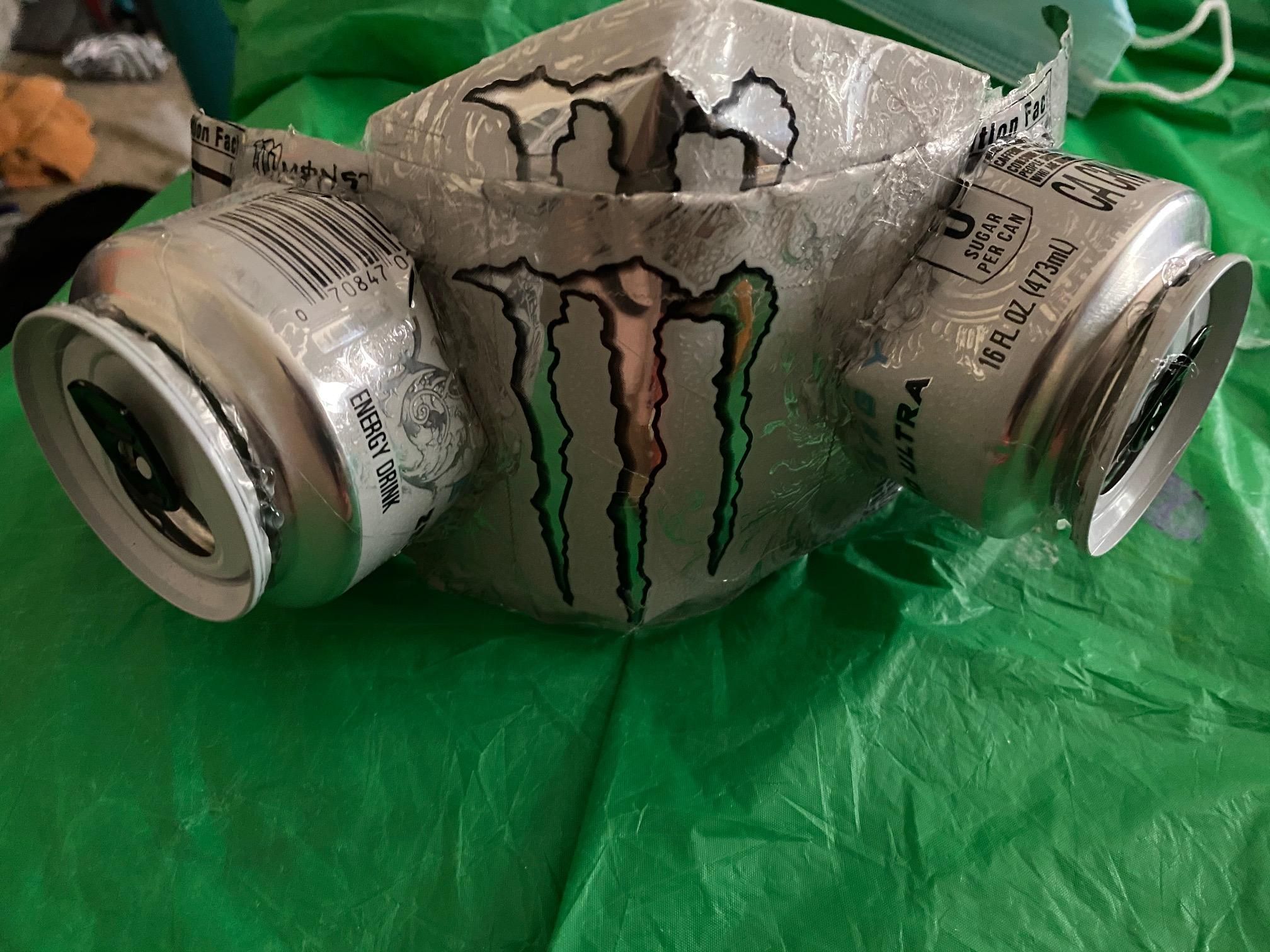 Monster Can Mask : 10 Steps - Instructables