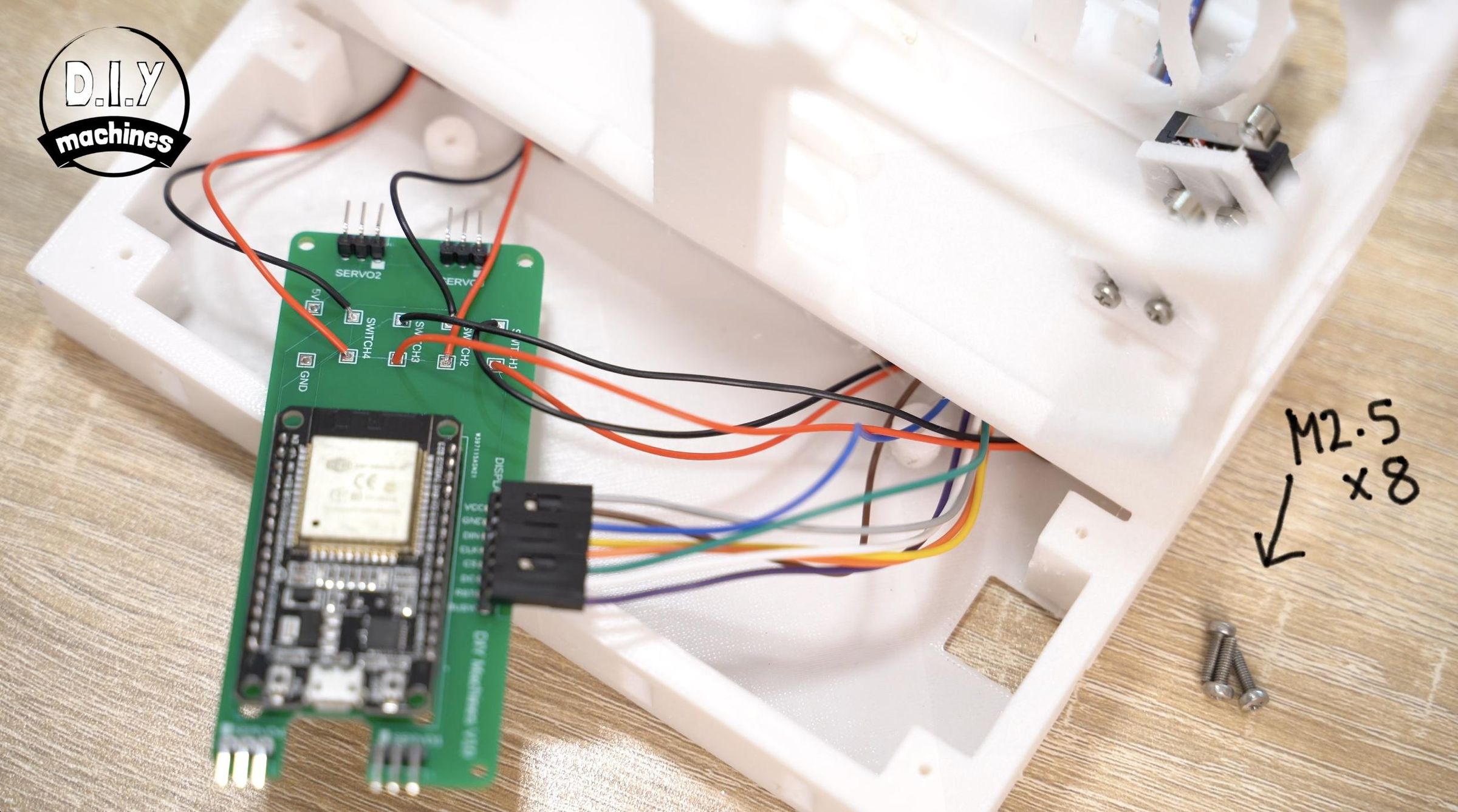 WeatherBot - a Motorised Weather Machine | 3D Printable, ESP32 ...