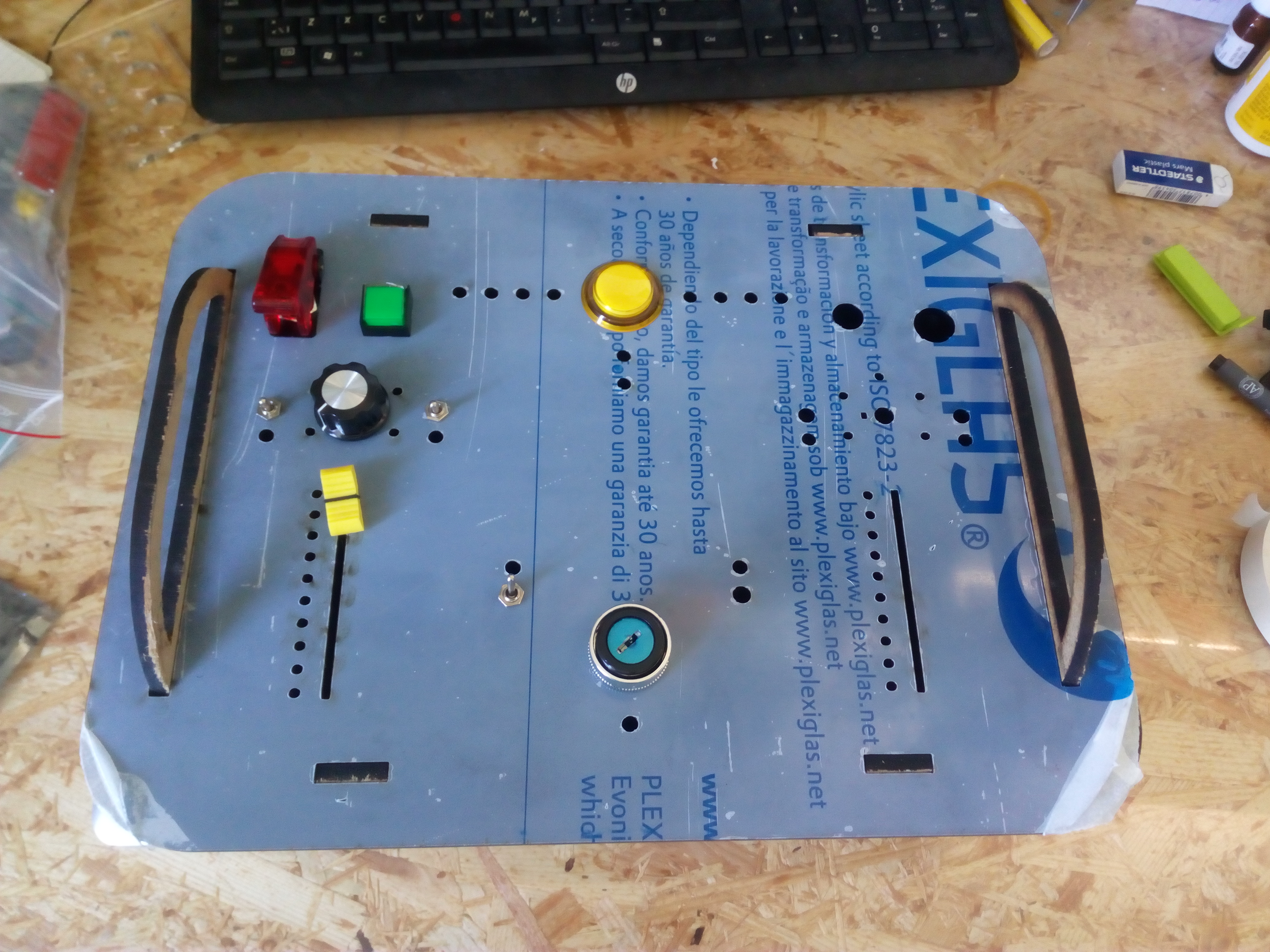 Spaceship Control Panel - Laser Cut Arduino Toy : 11 Steps (with ...