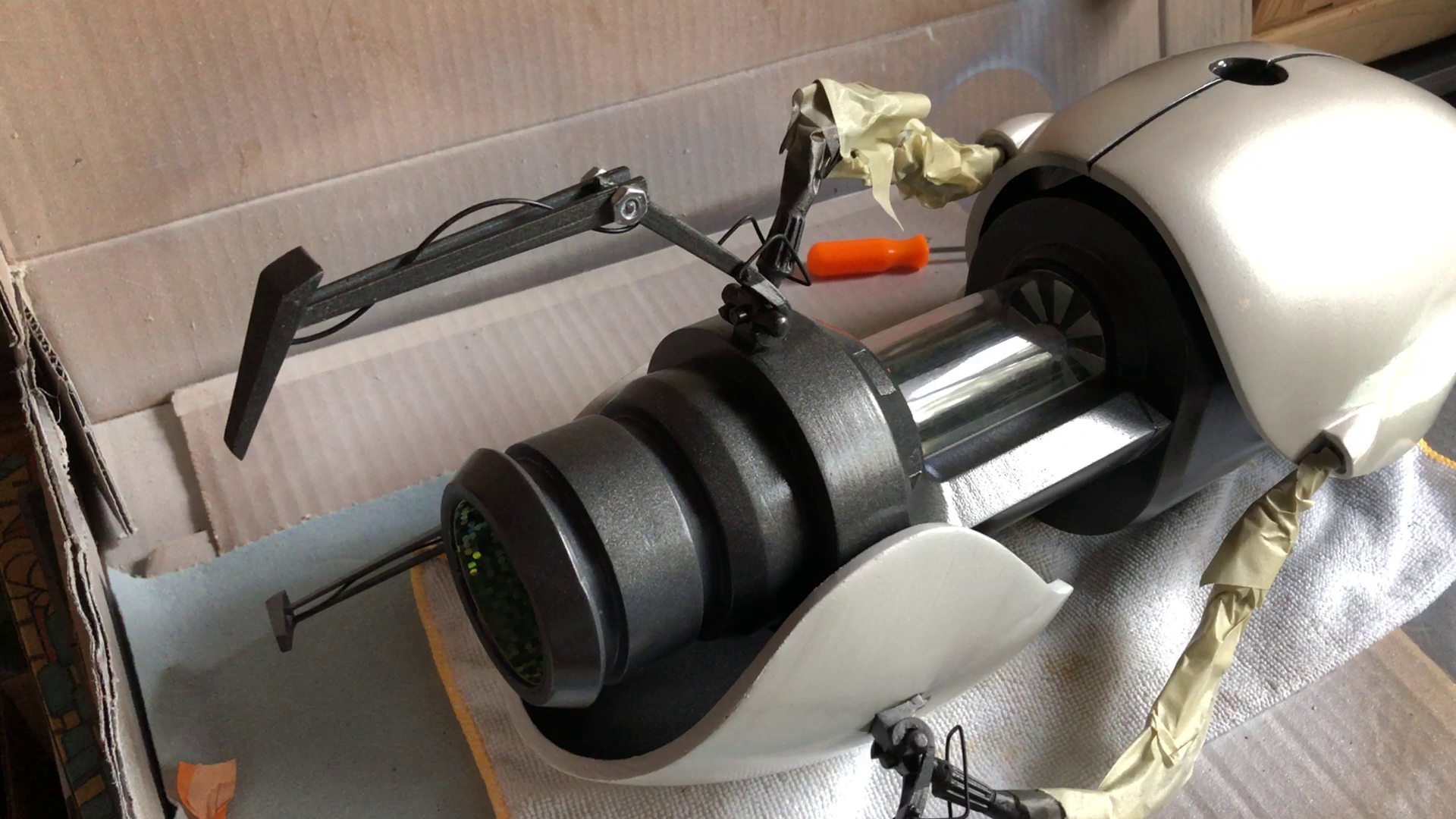 Making a LED Aperture Science Handheld Portal Device : 6 Steps (with ...