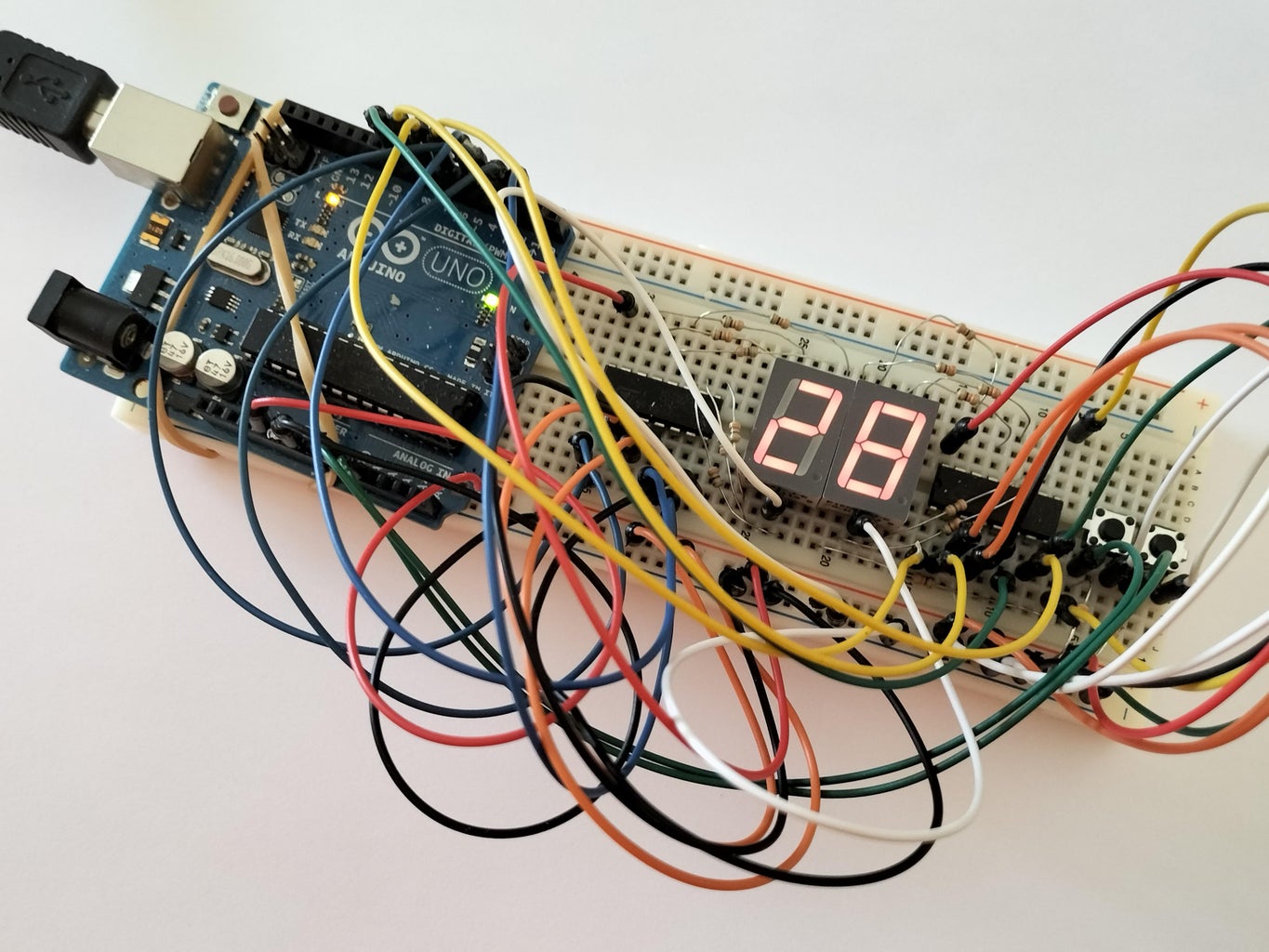 Electronic Scoreboard With Arduino 4 Steps Instructables