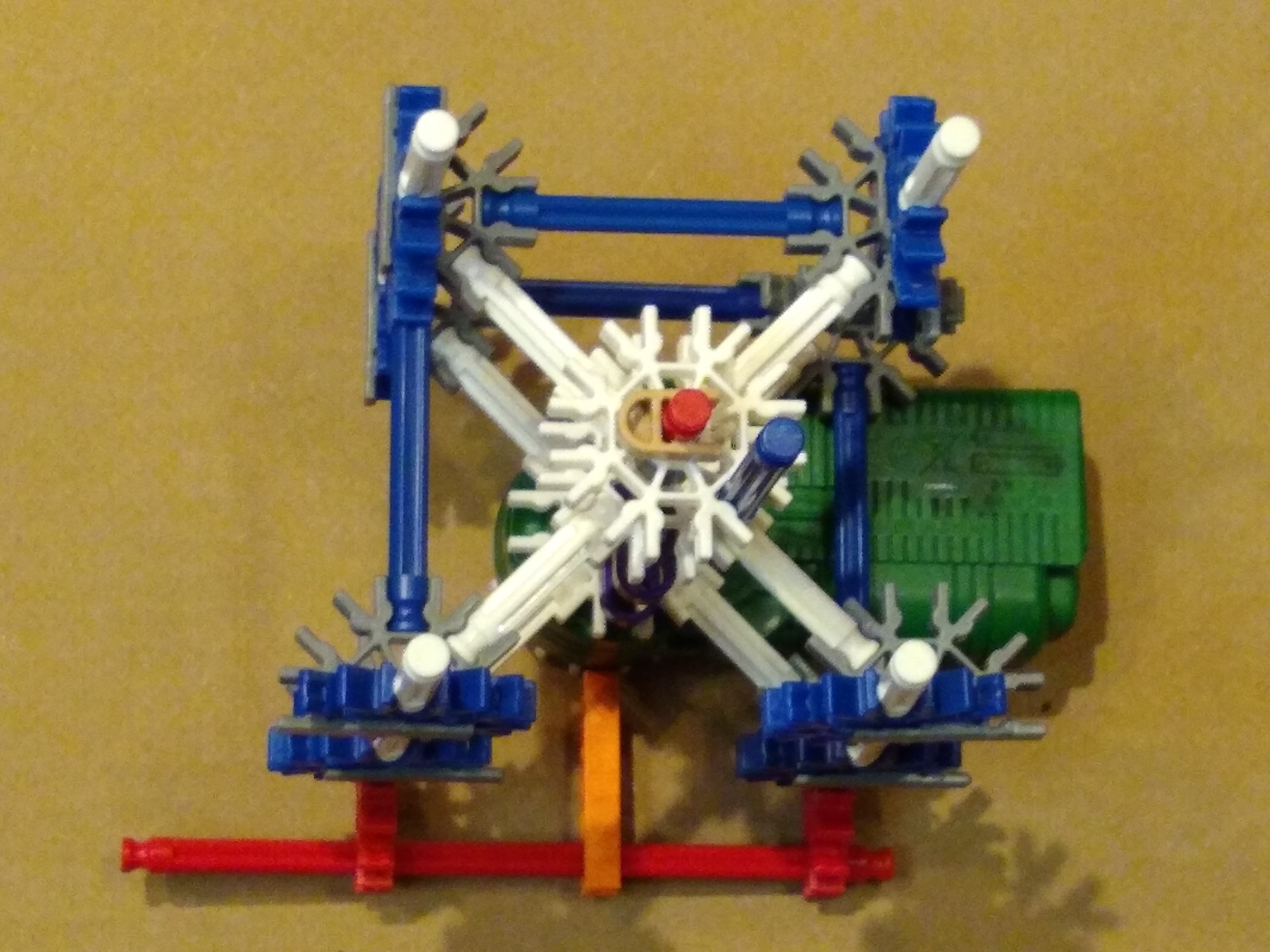Knex and Origami Flapping Bird Automata : 11 Steps (with Pictures ...