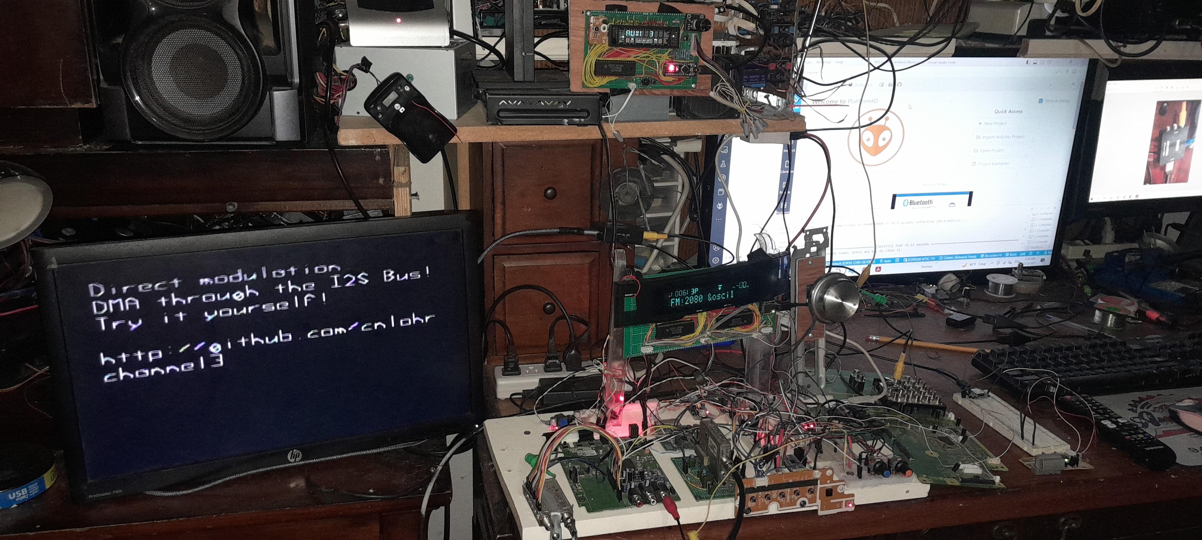 ESP8266 NTSC Analog TV Broadcast on Channel 3 : 3 Steps (with Pictures ...
