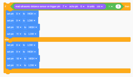 Obstacle Avoiding Robot - TinkerCAD Simulation : 3 Steps - Instructables