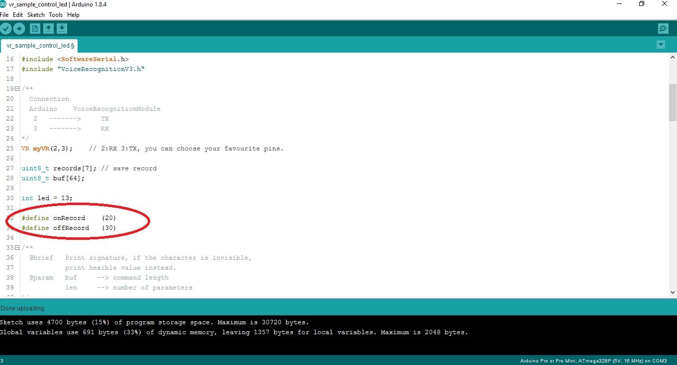 Introduction to Voice Recognition With Elechouse V3 and Arduino. : 4 ...