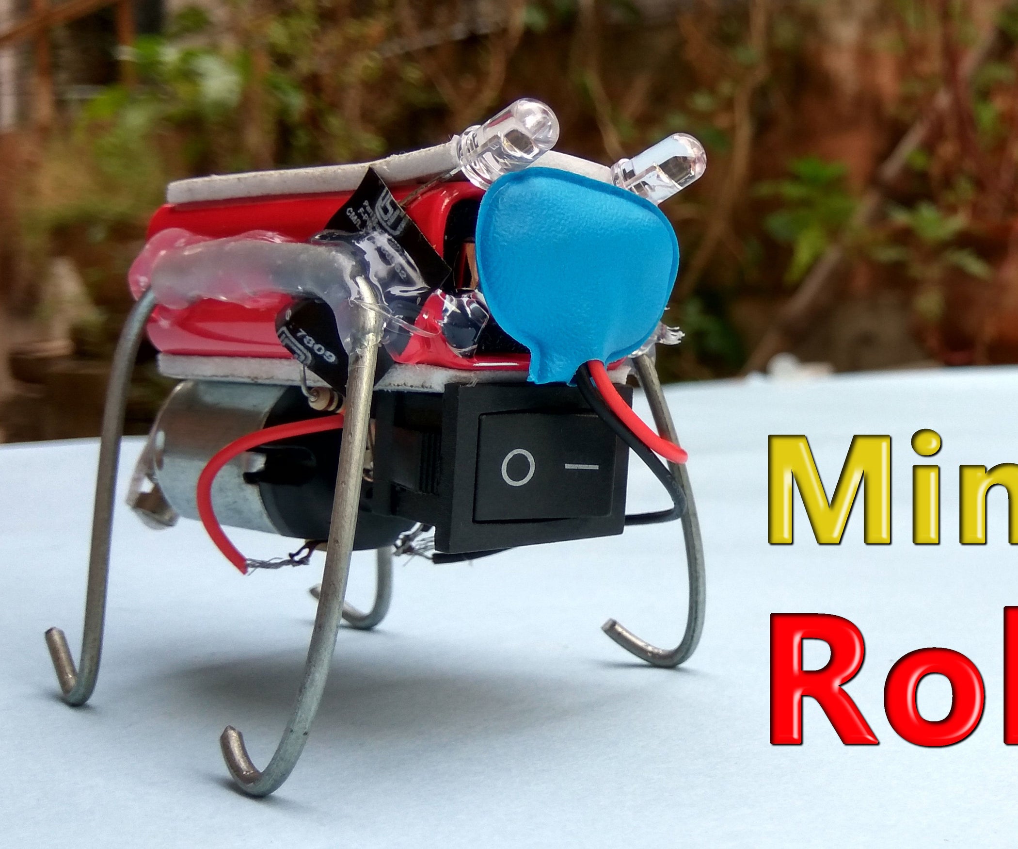 How to Make a Mini Bug Robot in 5 Minutes : 10 Steps - Instructables