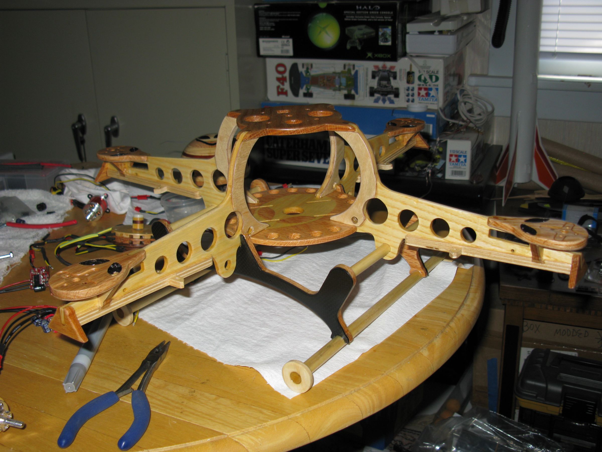 Wooden Remote Control Quadrocopter Build : 10 Steps (with Pictures ...