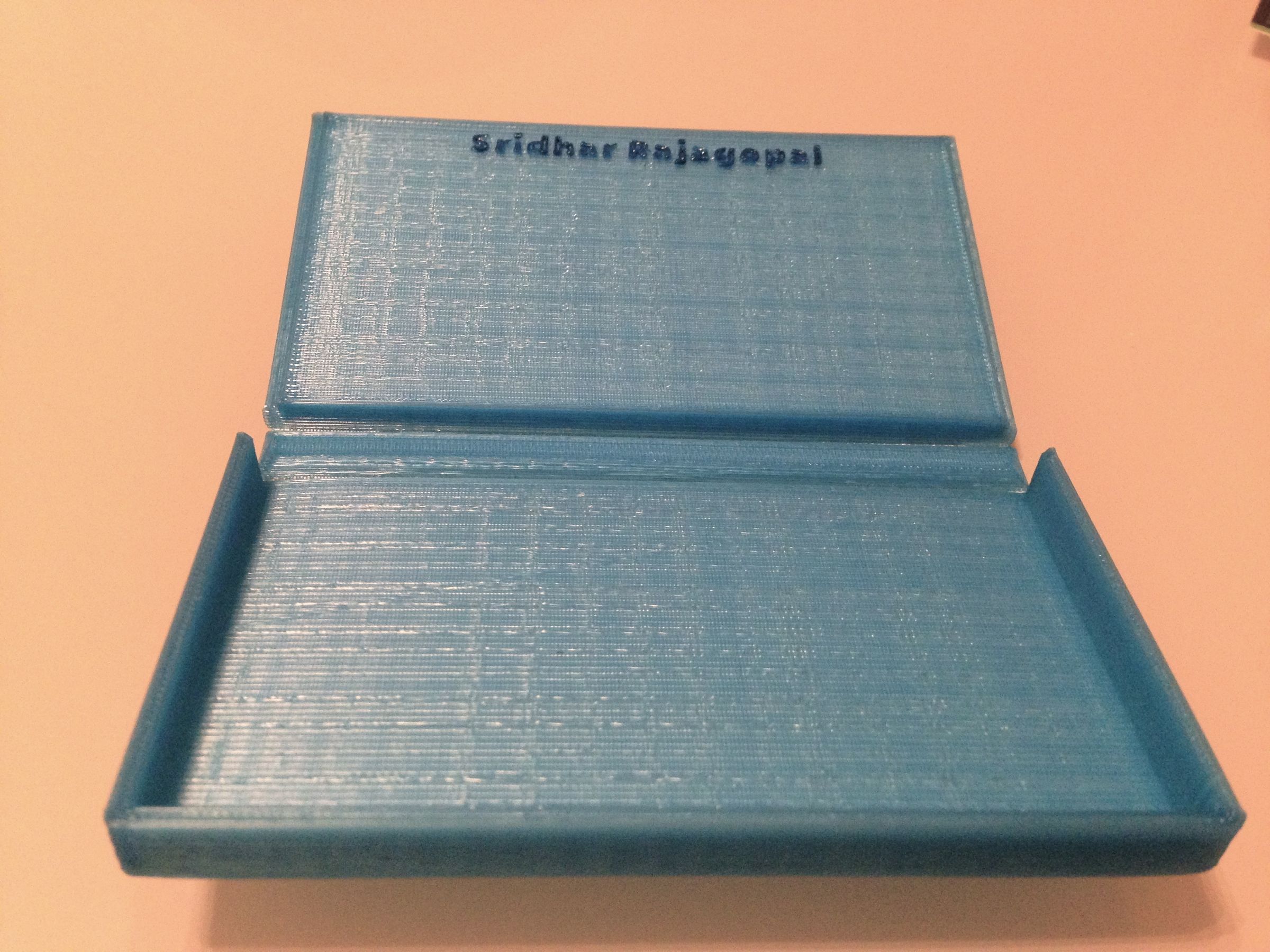 3D Printed Business Card Holder : 6 Steps - Instructables