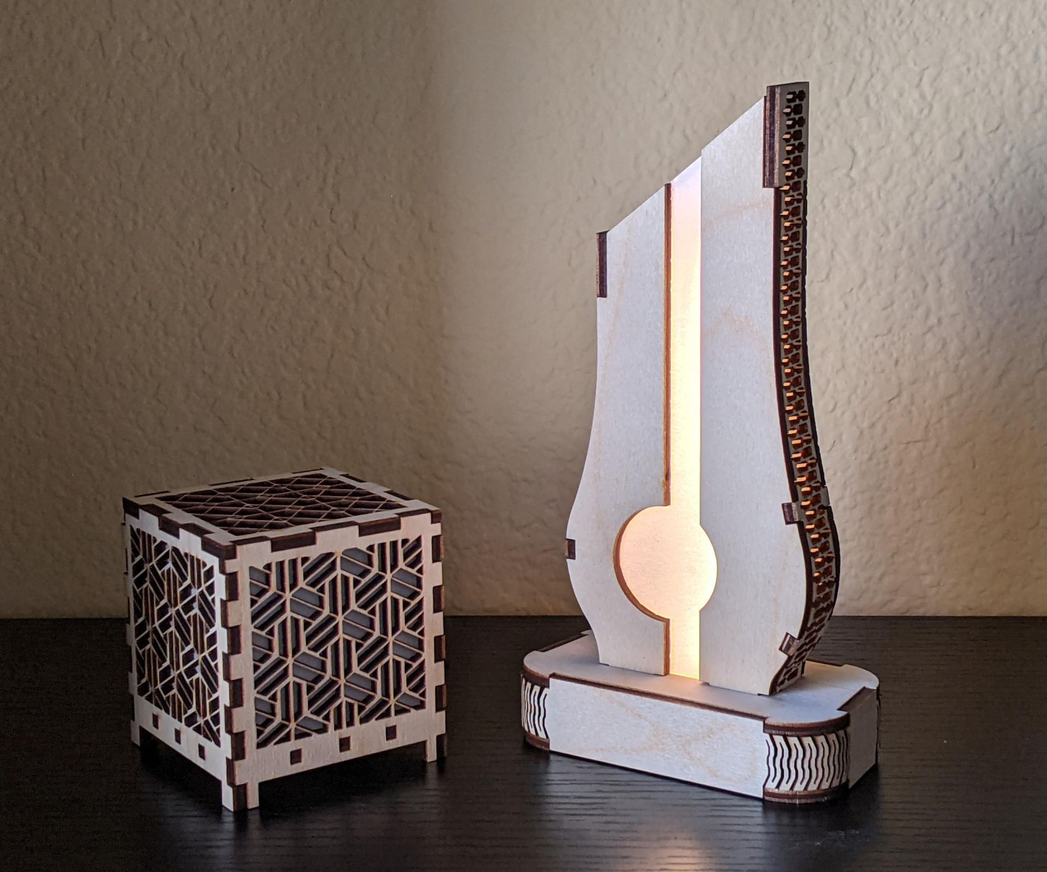 Laser Cut Ambient Light With Kerf Bends : 9 Steps (with Pictures ...
