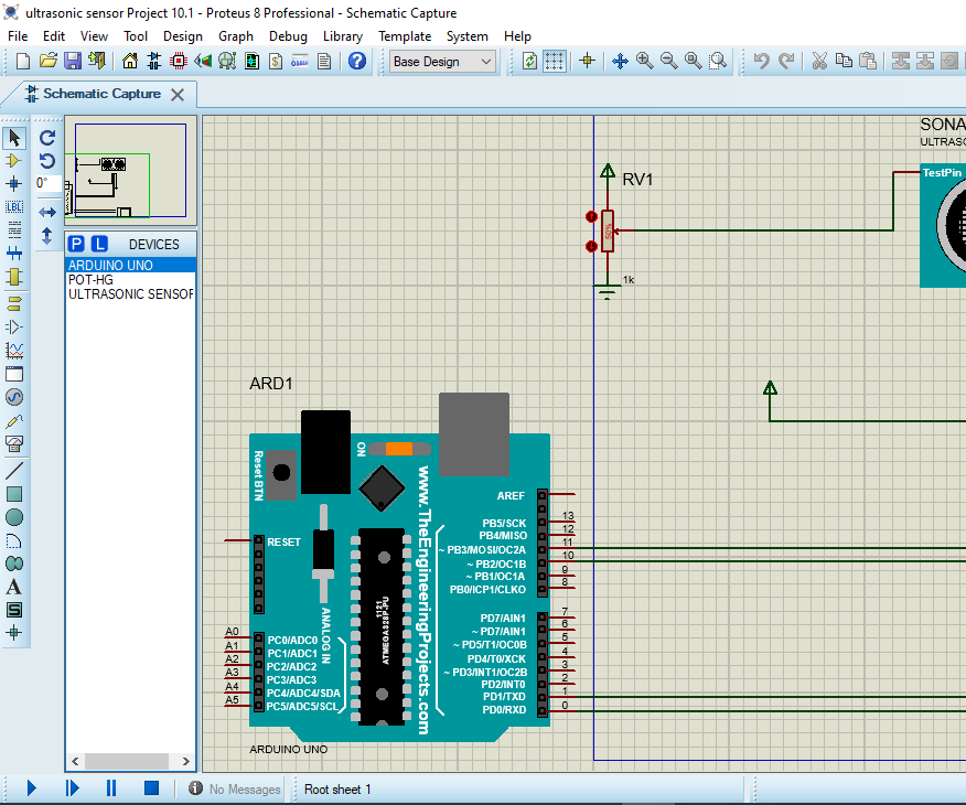 VELOCITY DISPLAYING IN TERMINAL USING ULTRASONIC SENSOR BY PROTEUS ...