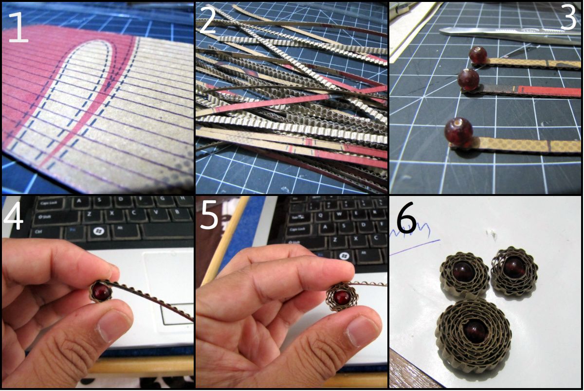 Cardboard Jewelry - a Full Set : 7 Steps (with Pictures) - Instructables