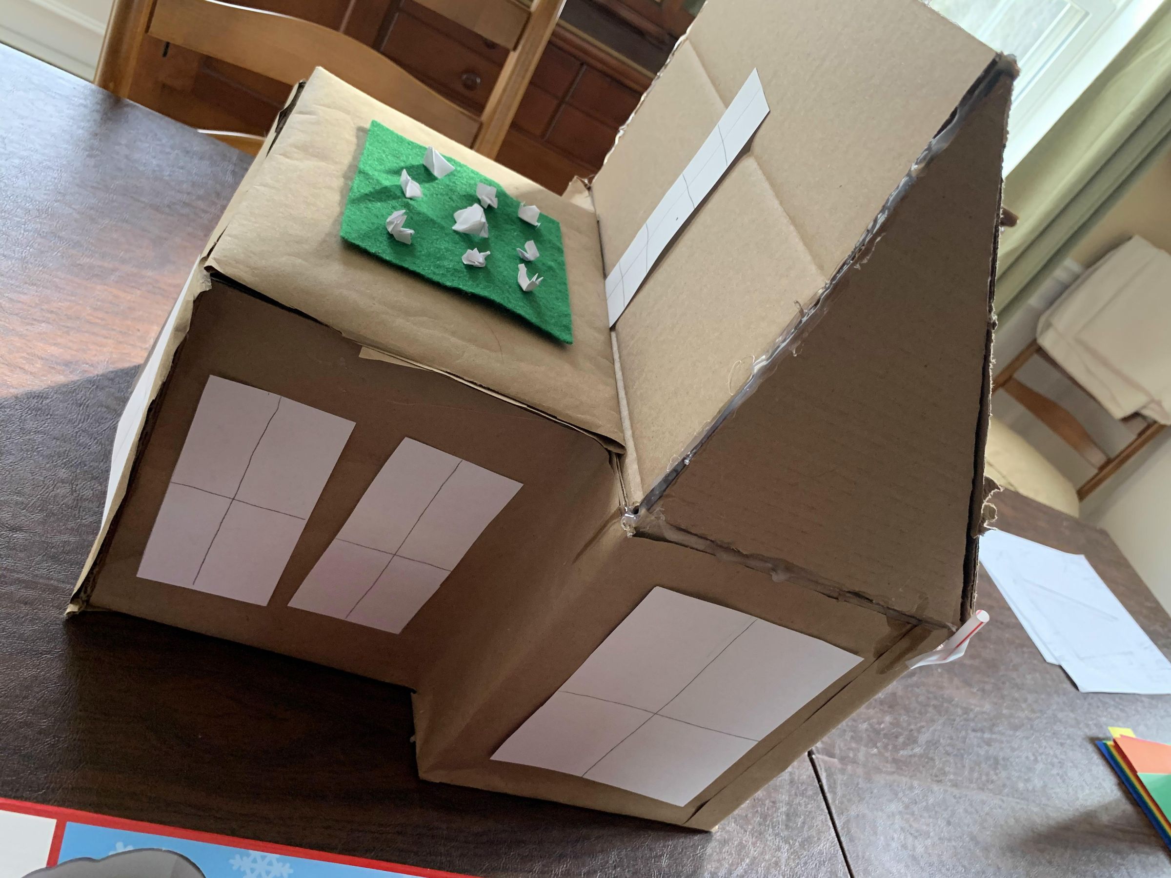 How to Make a Homemade Cardboard House : 5 Steps - Instructables
