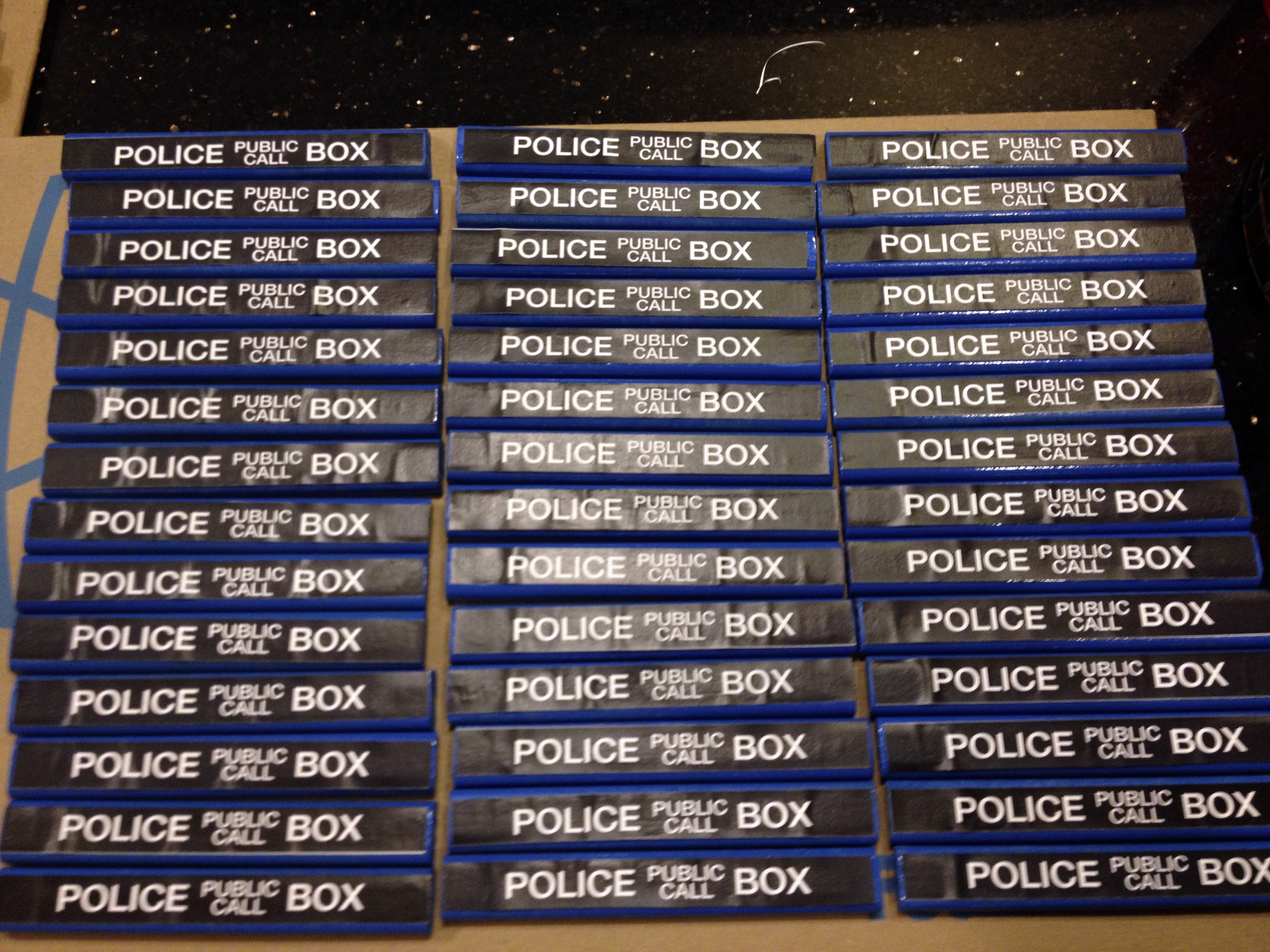 Tardis Police Box Sign Stencil